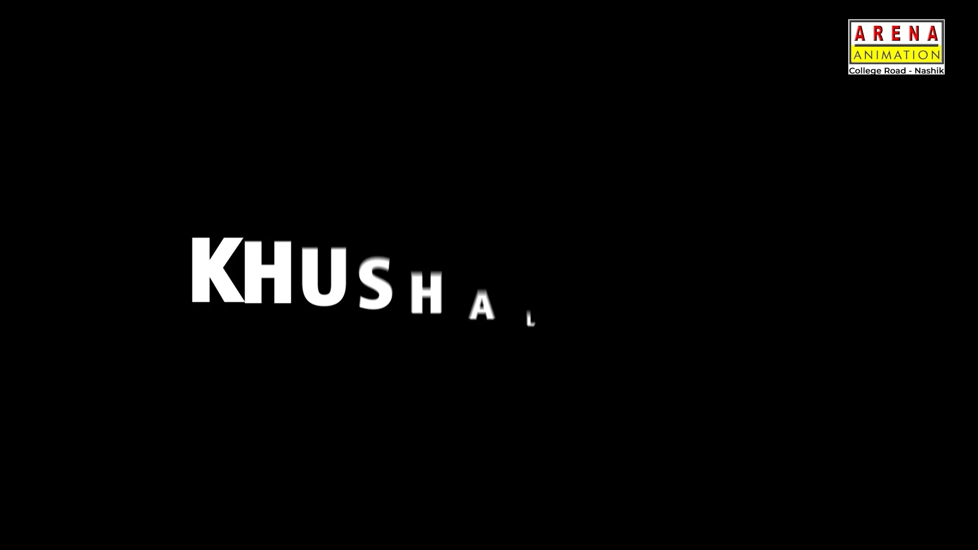 After Effects Showreel Khushal Patil