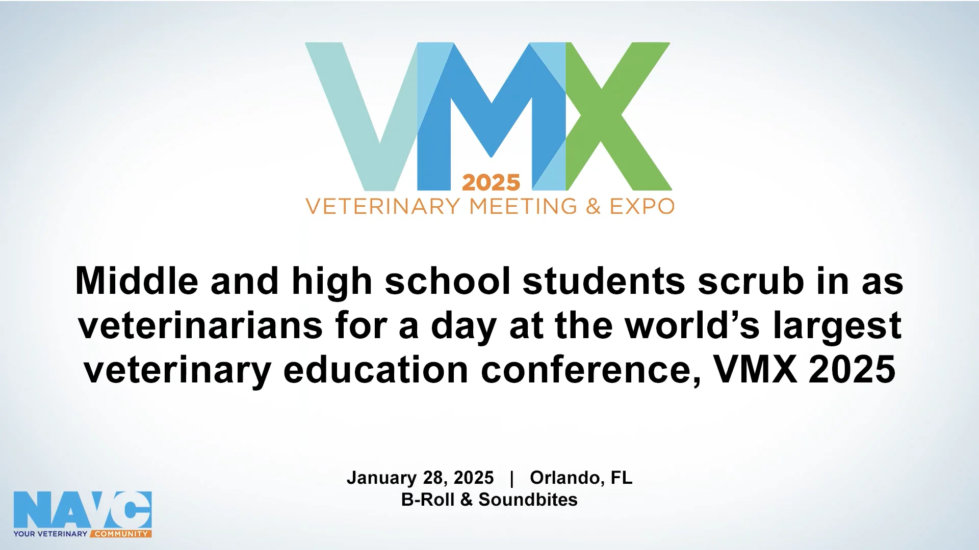 blendVET x NAVC VMX 2025 Believe and Belong in Veterinary Medicine