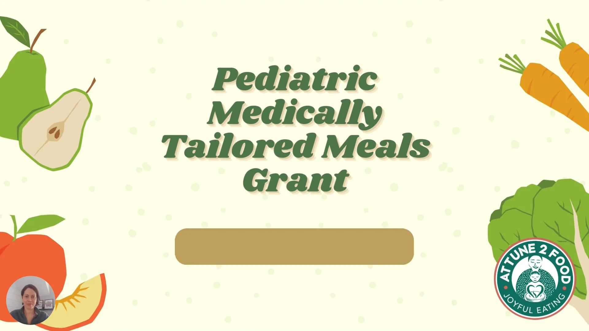 Pediatric Medically Tailored Meals Grant Presentation for Providers