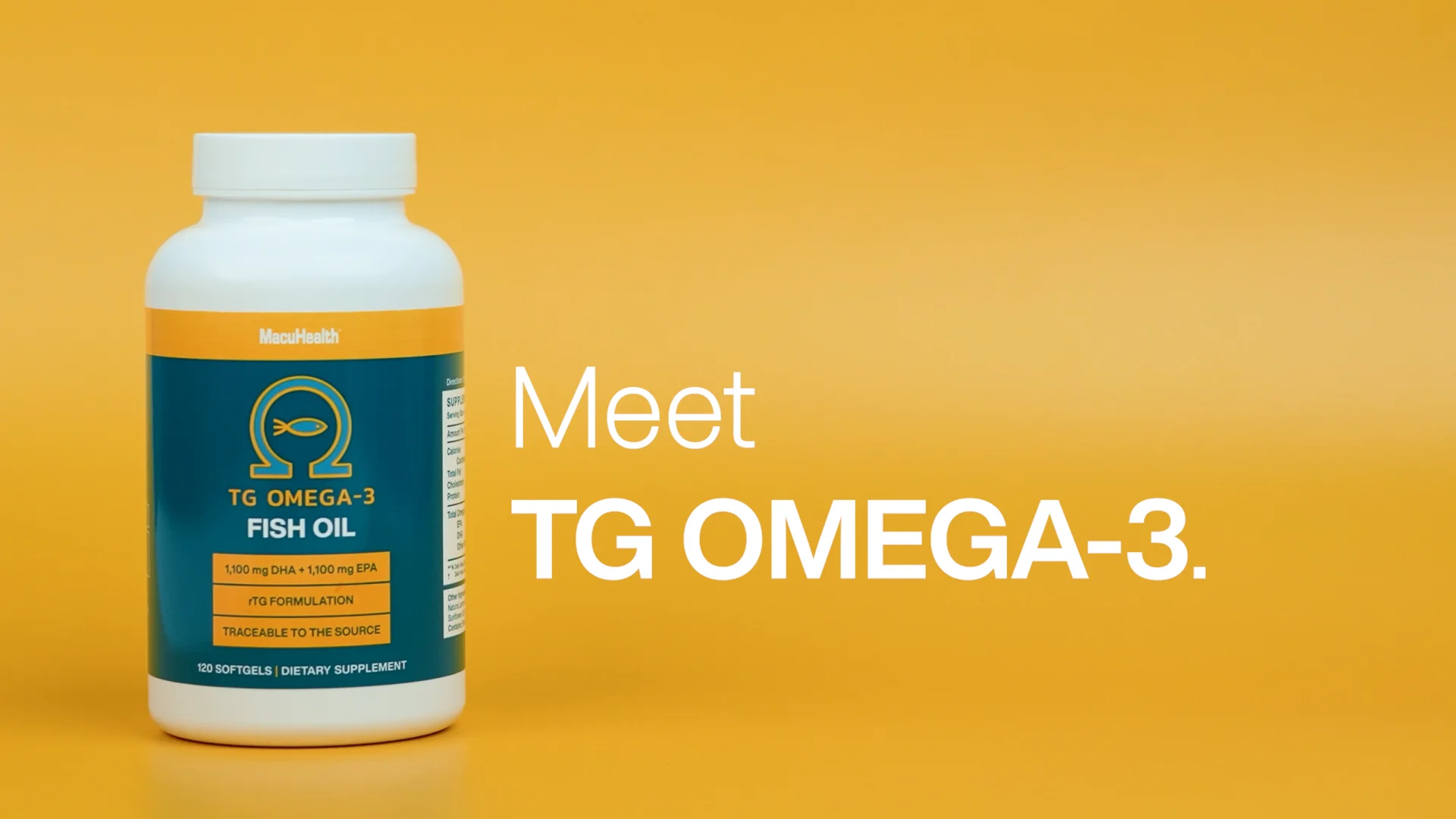 TG Omega-3 Product Video