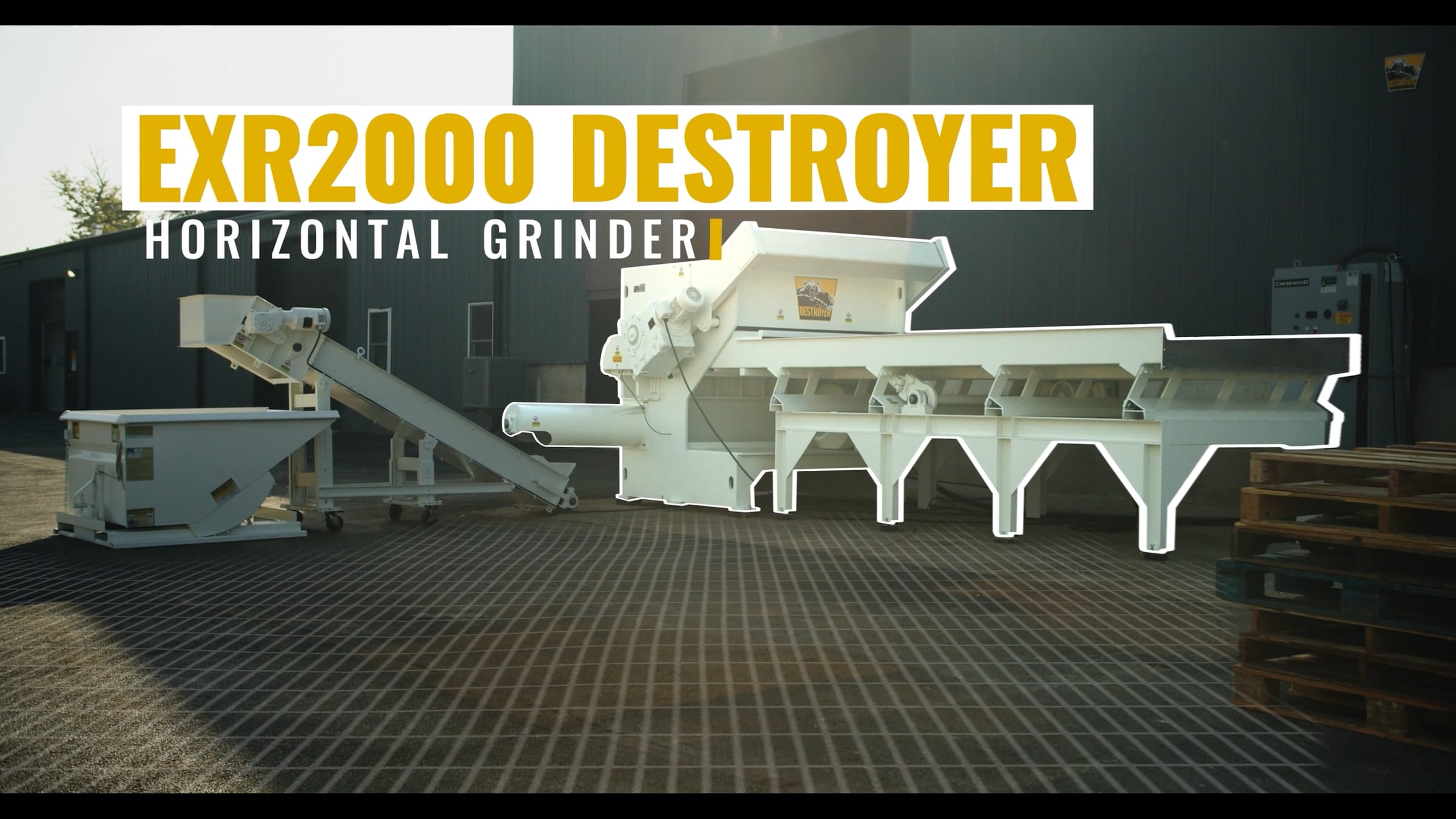 Cresswood EXR2000 Destroyer Horizontal Grinder: Steel Frame Engineered ...