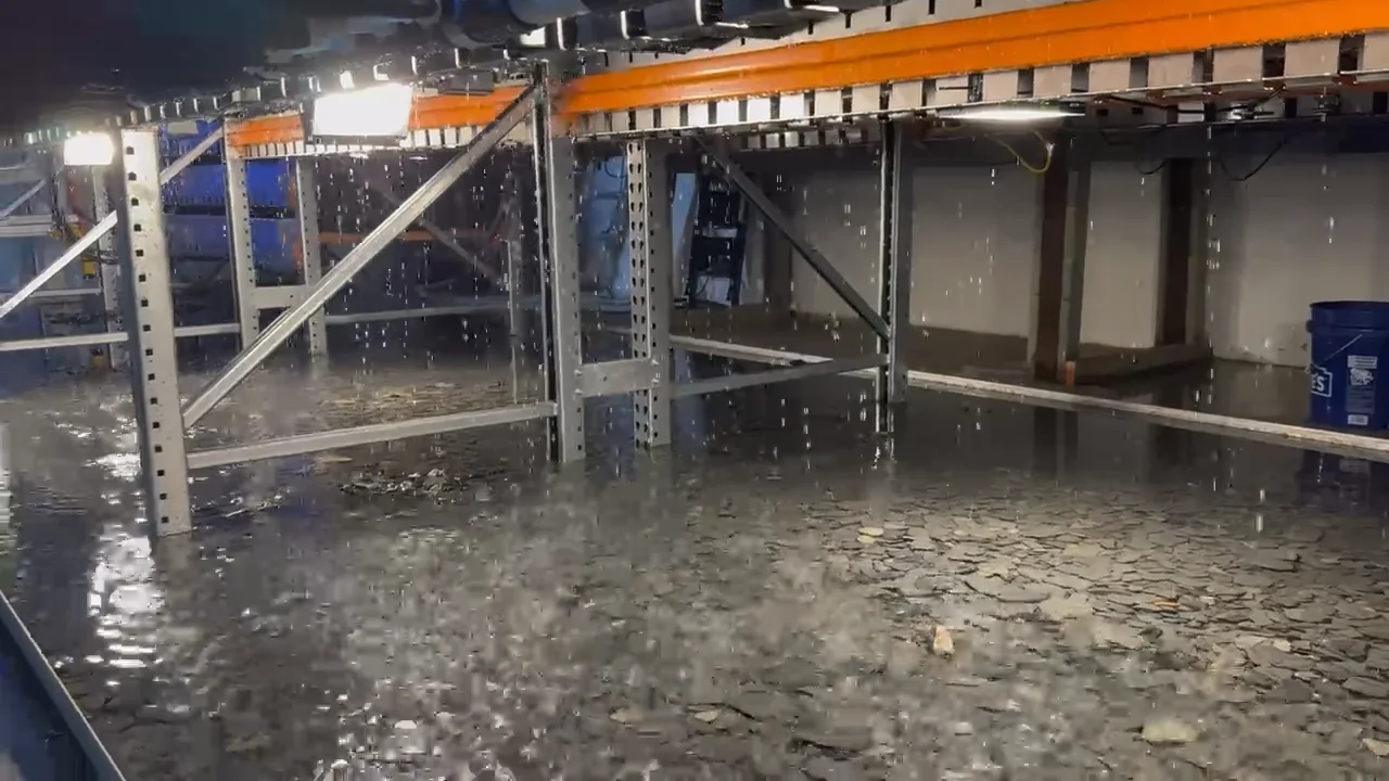 Water Production small sample in showroom