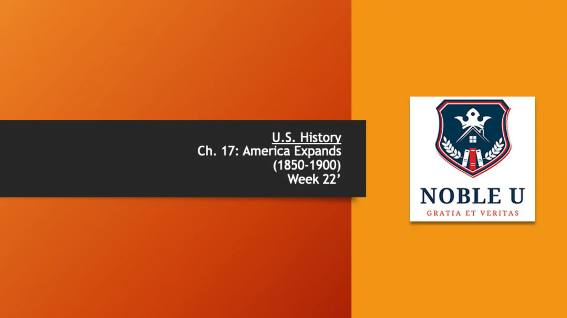 U.S. History Week 22