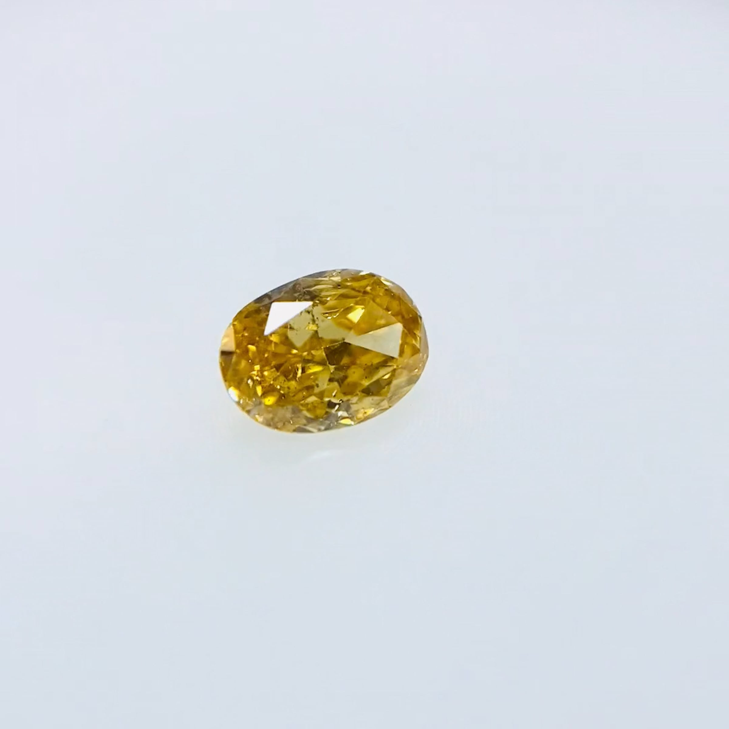 FANCY VIVID ORANGY YELLOW 0.153ct OV/RT2988/CGL