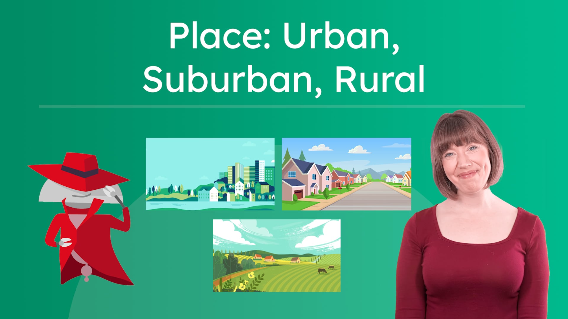 Place: Urban, Suburban, Rural
