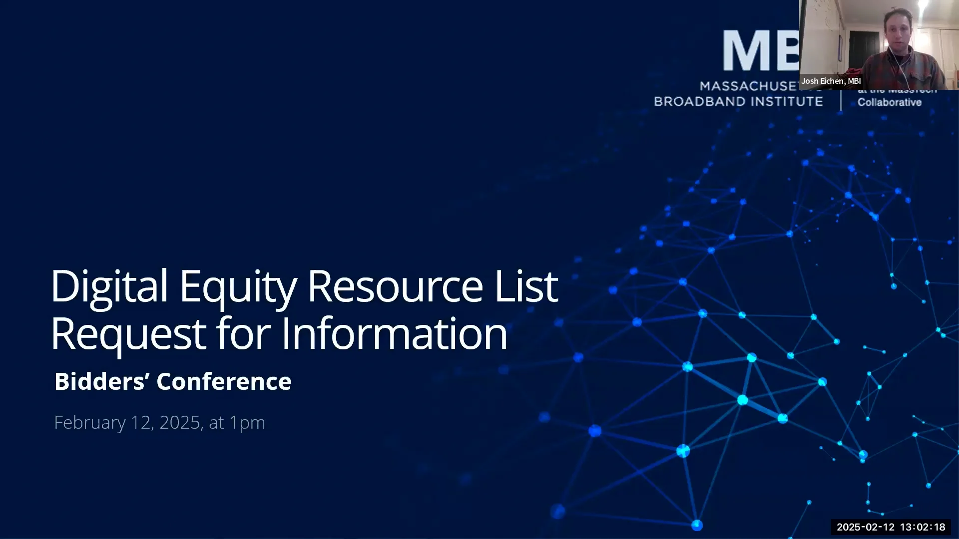 Digital Equity Resource List RFI Webinar