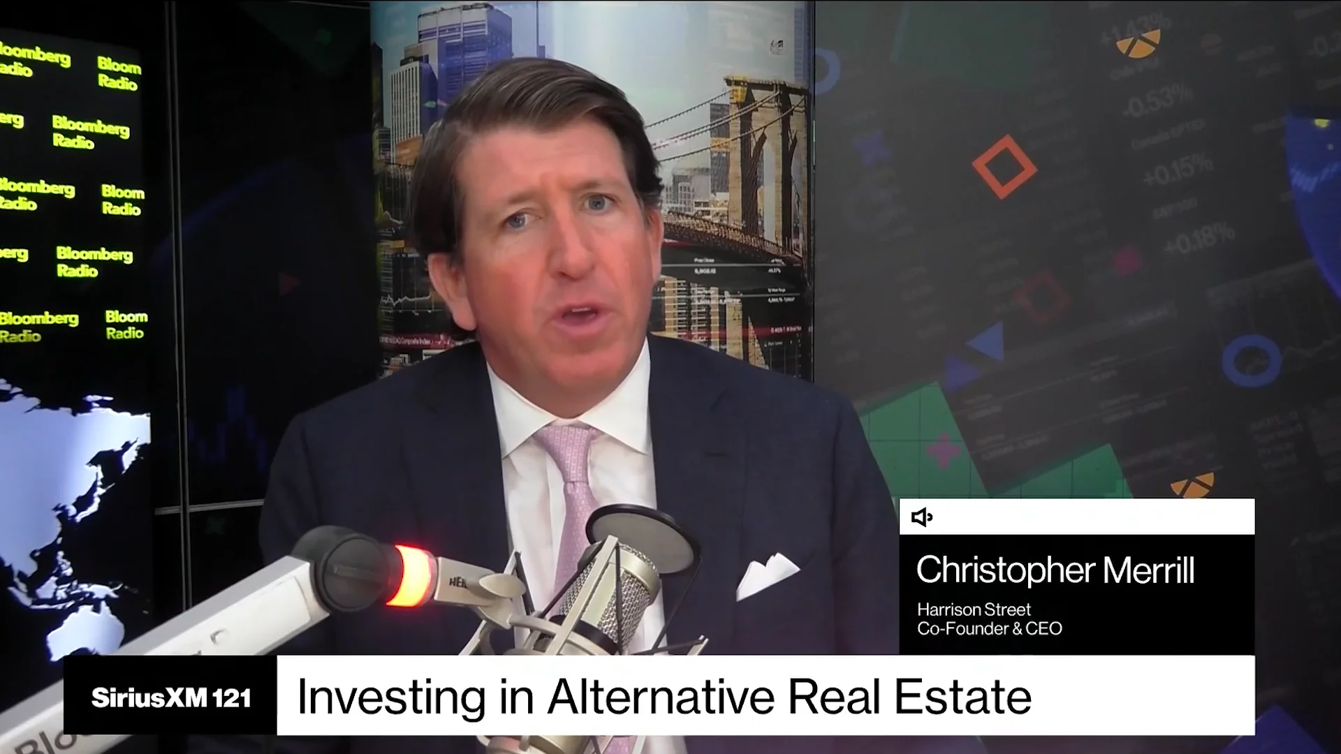 Harrison Street's Co-founder, Chairman & CEO, Christopher Merrill on Bloomberg Businessweek