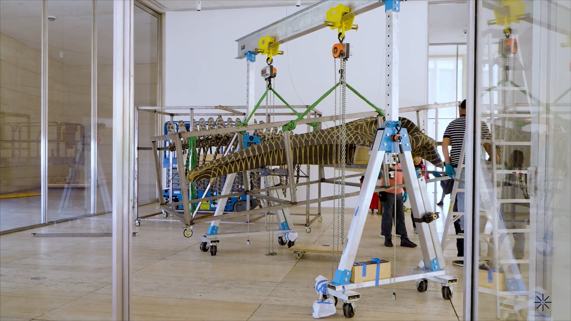 GABRIEL OROZCO: POLITÉCNICO NACIONAL. MONTAJE 'OLA OSCURA' (2006)