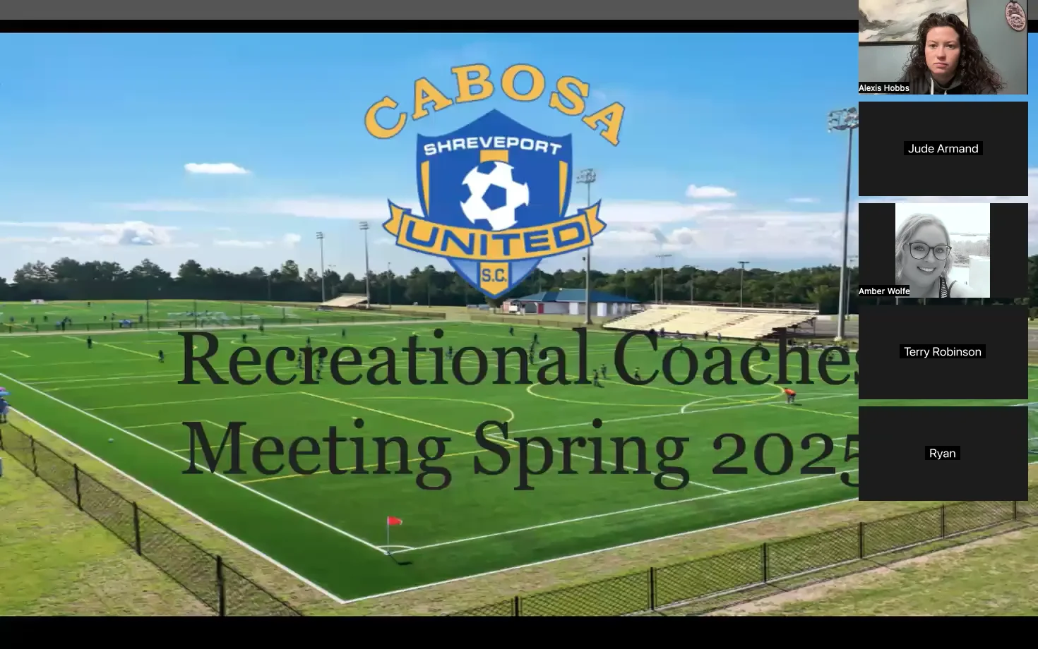 9v9 : 11v11 zoom meeting Spring25