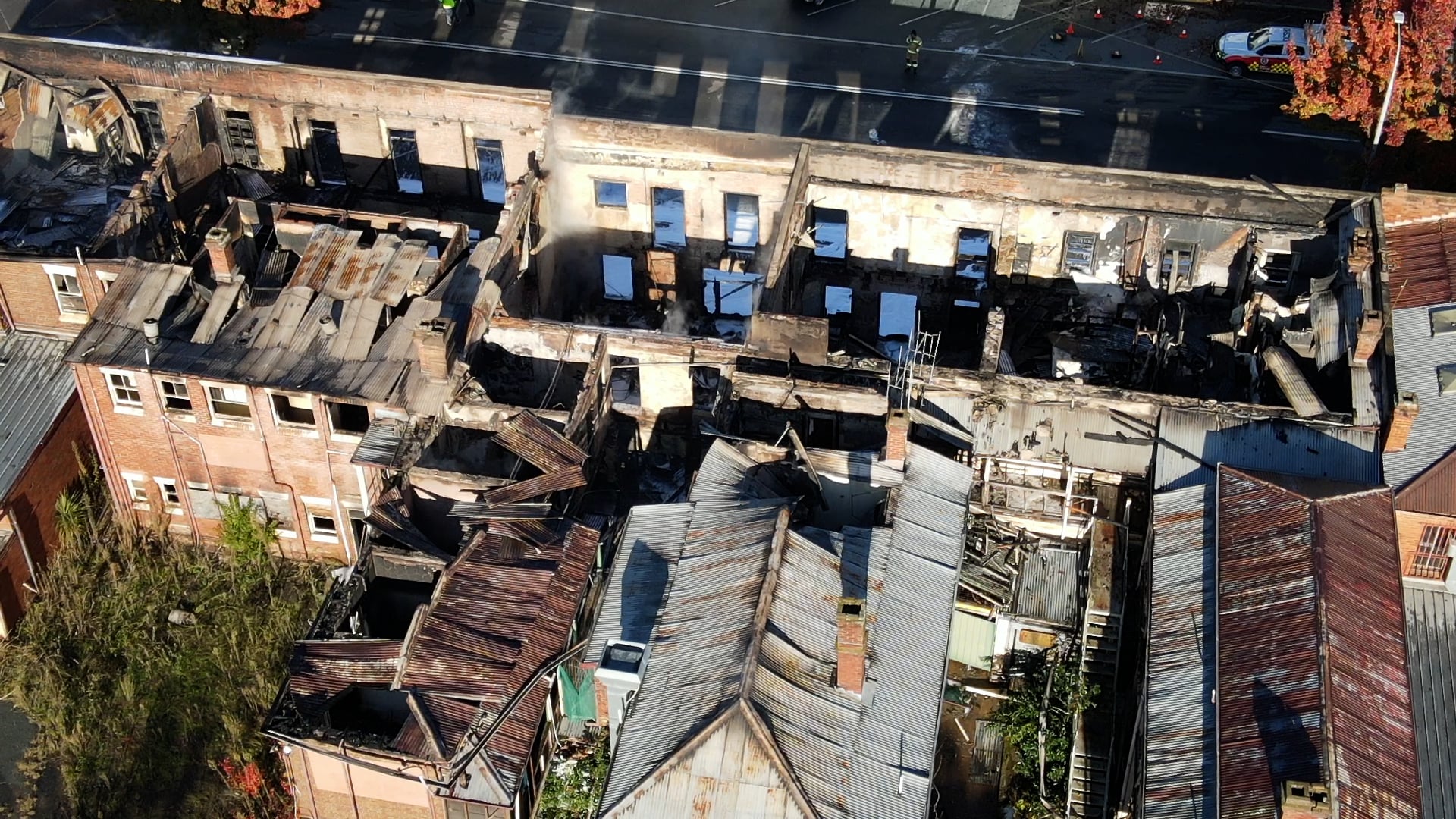 Commercial Hotel Fire Yass - aftermath