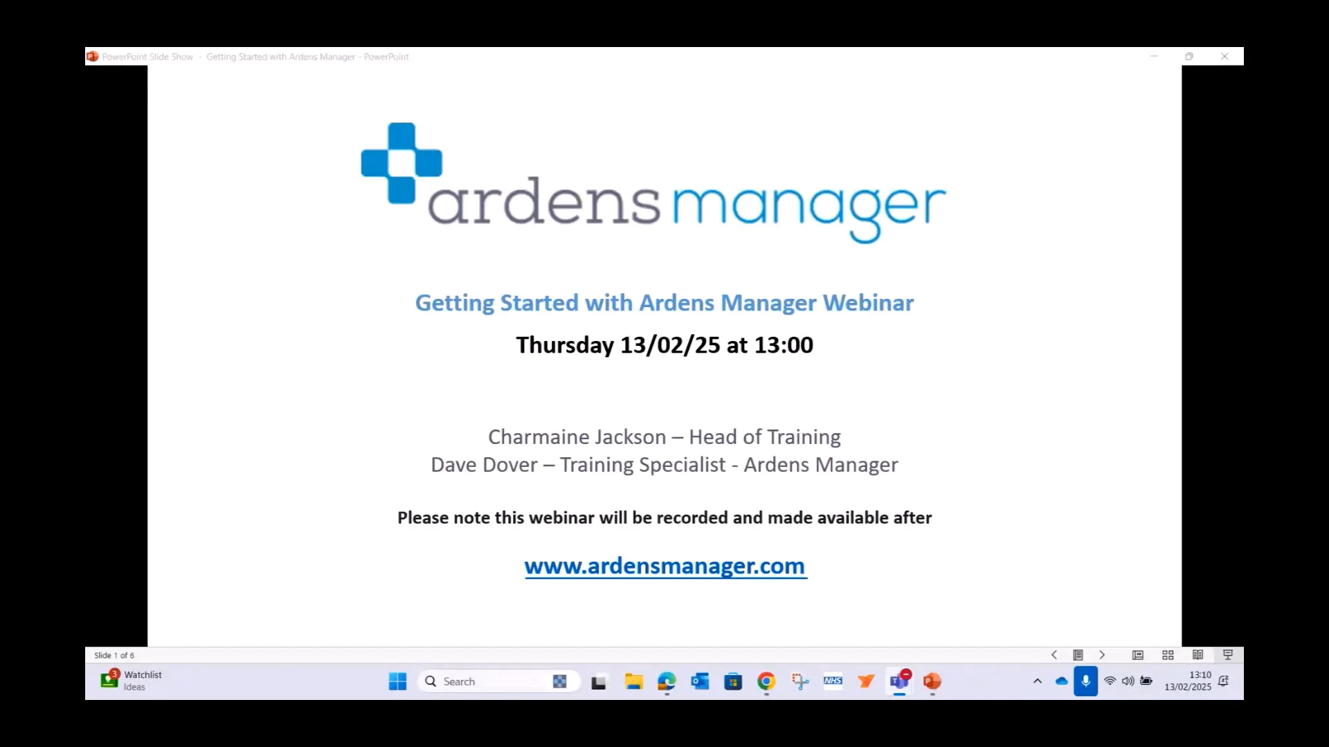 Getting Started with Ardens Manager