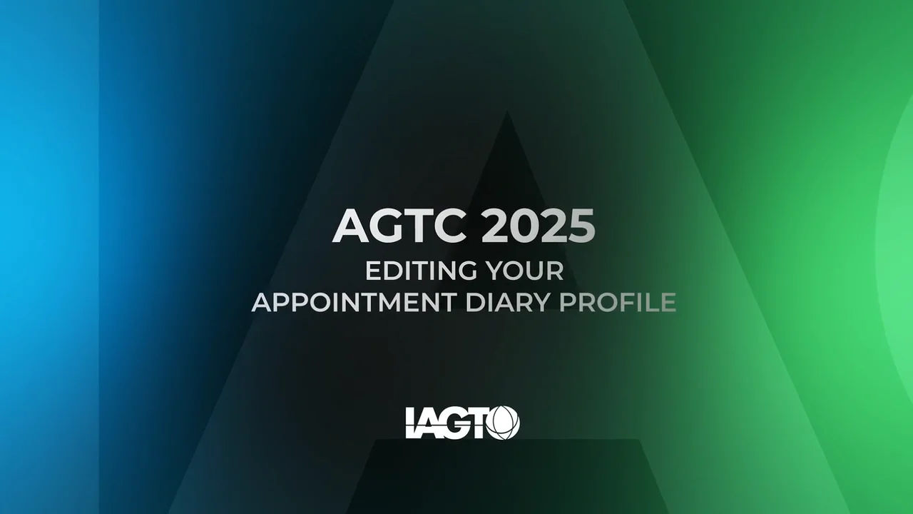 AGTC 2025 - Editing Your Appointment Diary Profile