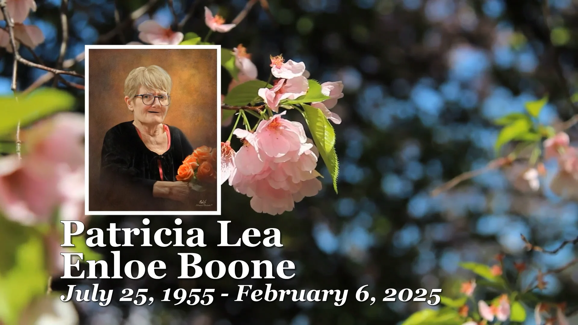 Patricia Lea Enloe Boone - Morgan & Nay Patricia Boone on Vimeo