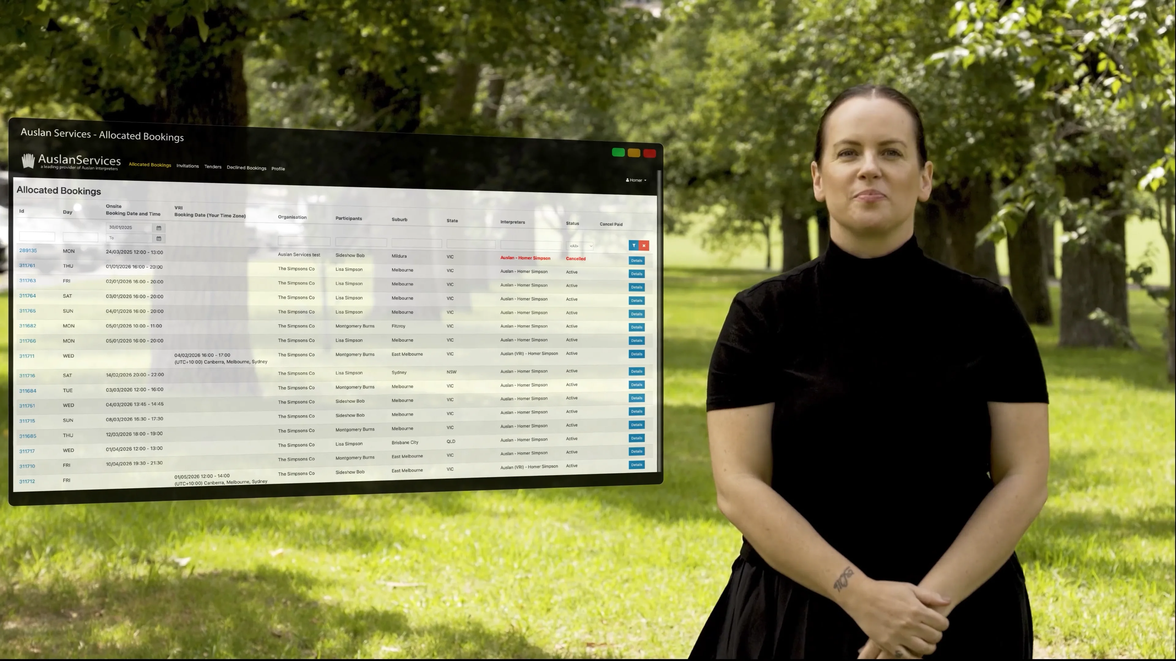 Auslan Services Invitations