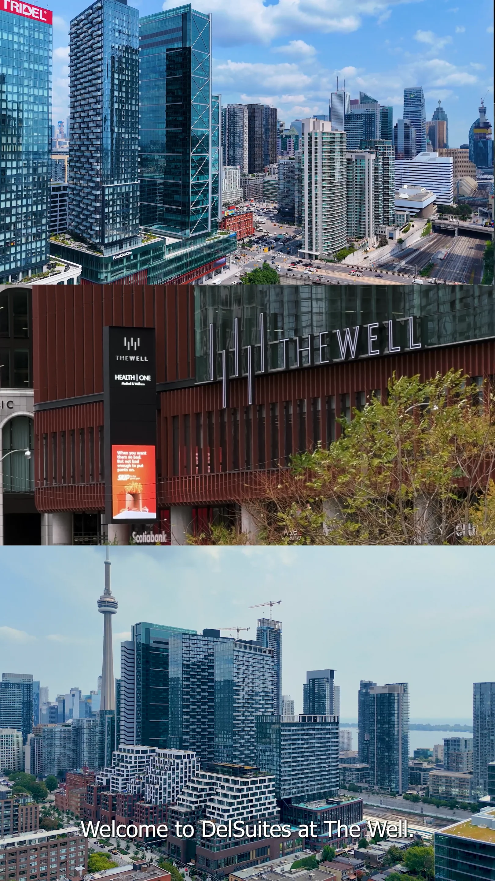 DelSuites Presents 1 Bedroom Suites at THE WELL In Toronto