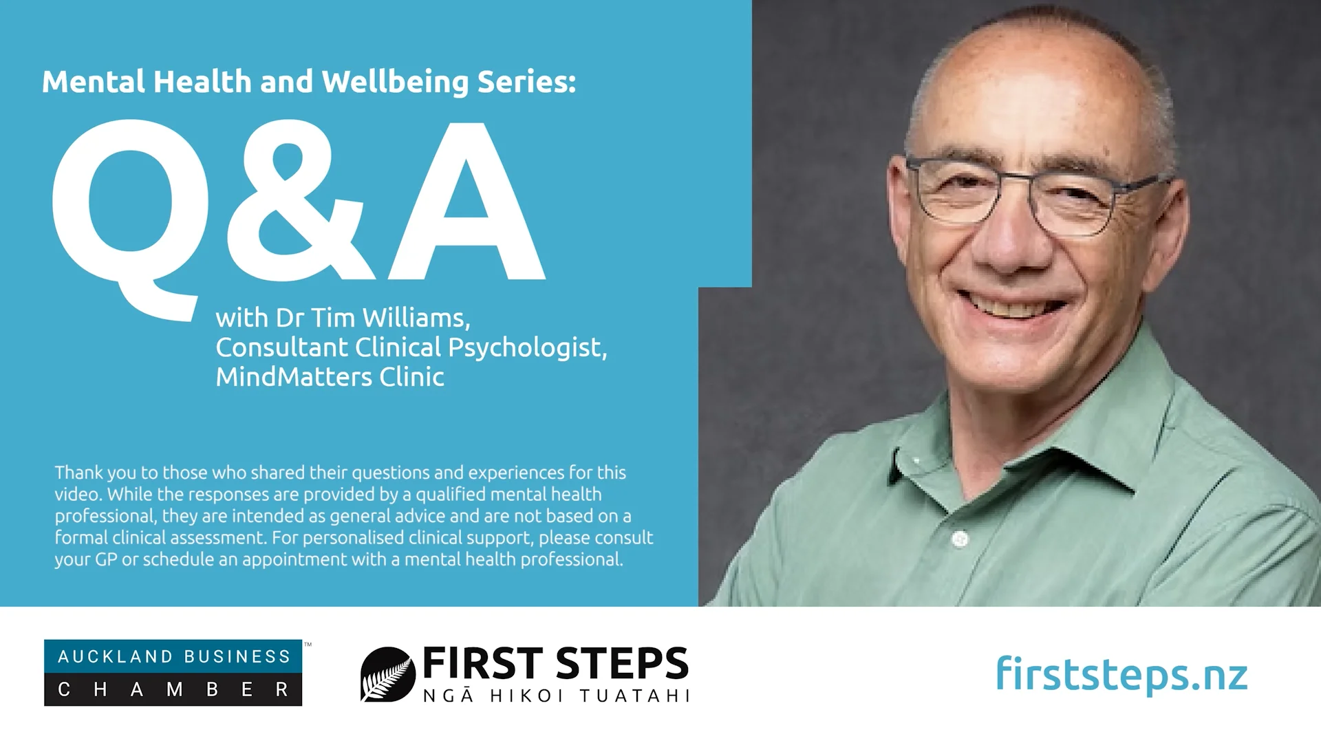 Q&A with Dr Tim Williams