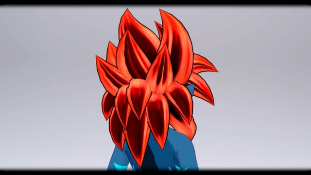 (Vrchat) Novabeast SSJ4 Gogeta Hair