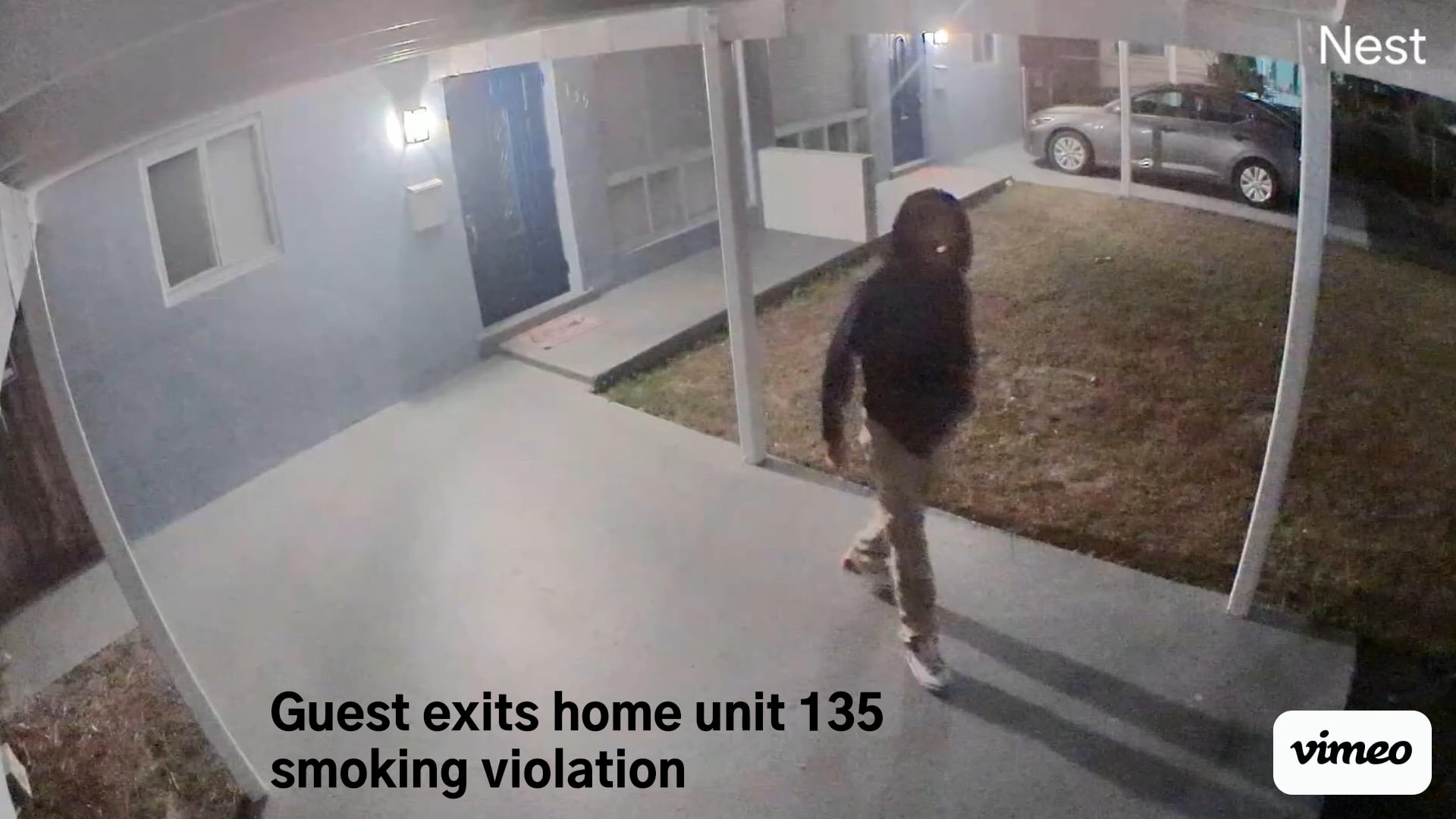 home 135 smoking house rule violation