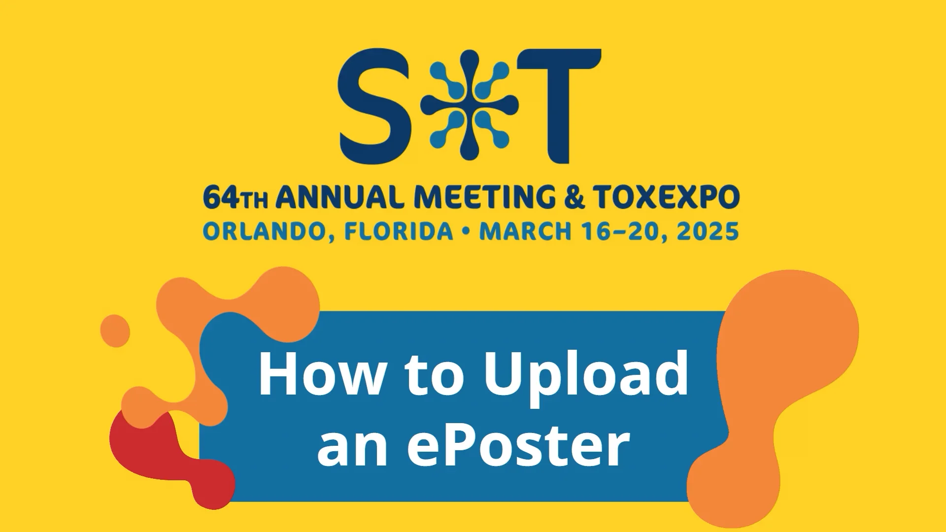 2025 SOT ePoster Upload Tutorial