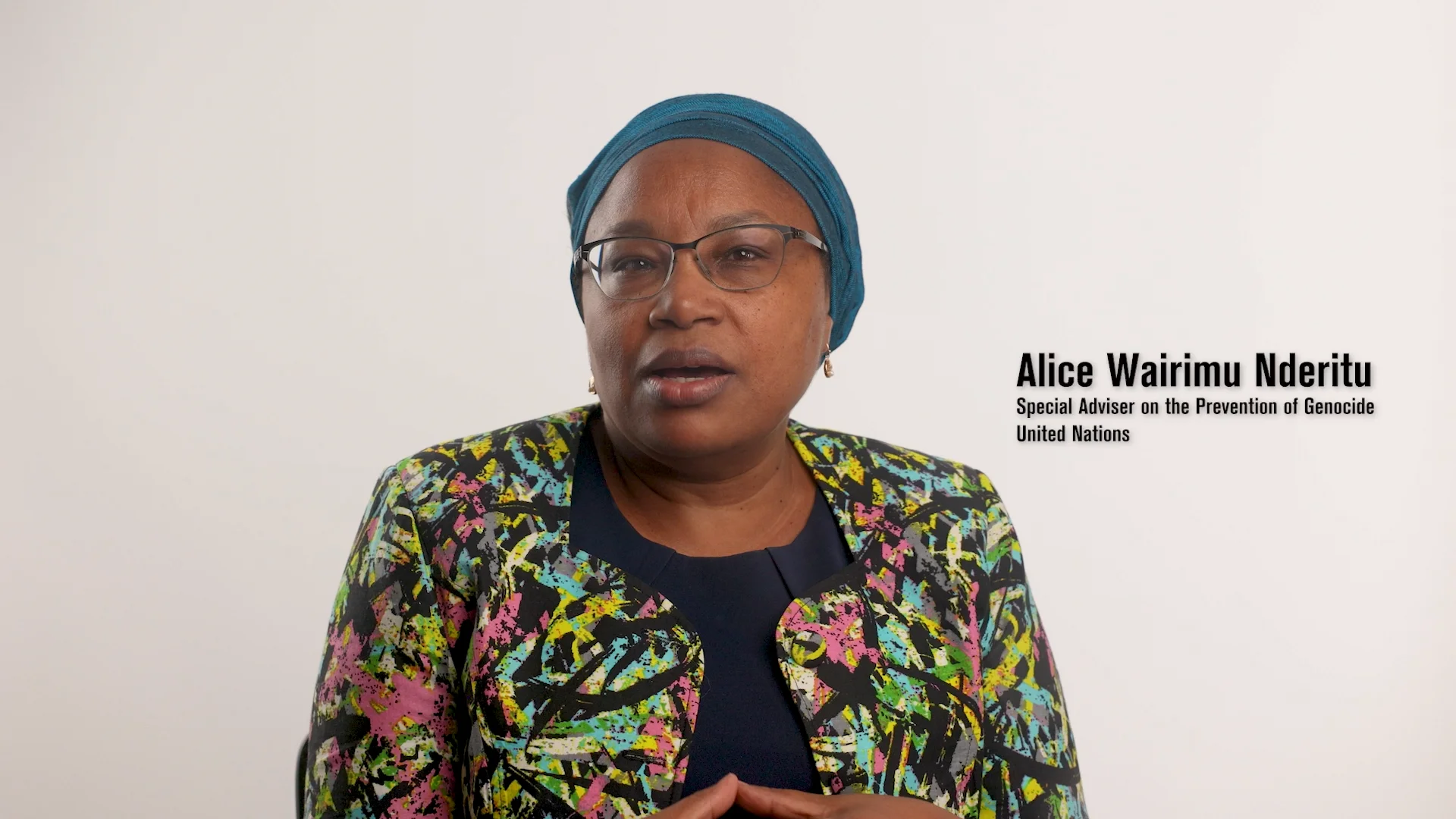 Former Special Adviser on the Prevention of Genocide, Dr. Alice Wairimu ...