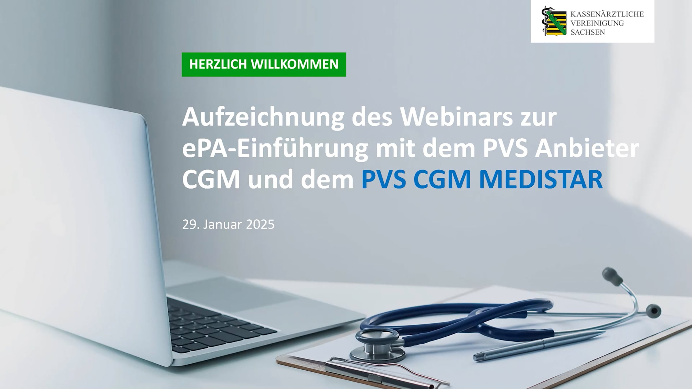 CGM MEDISTAR – Webinar zur ePA-Einführung