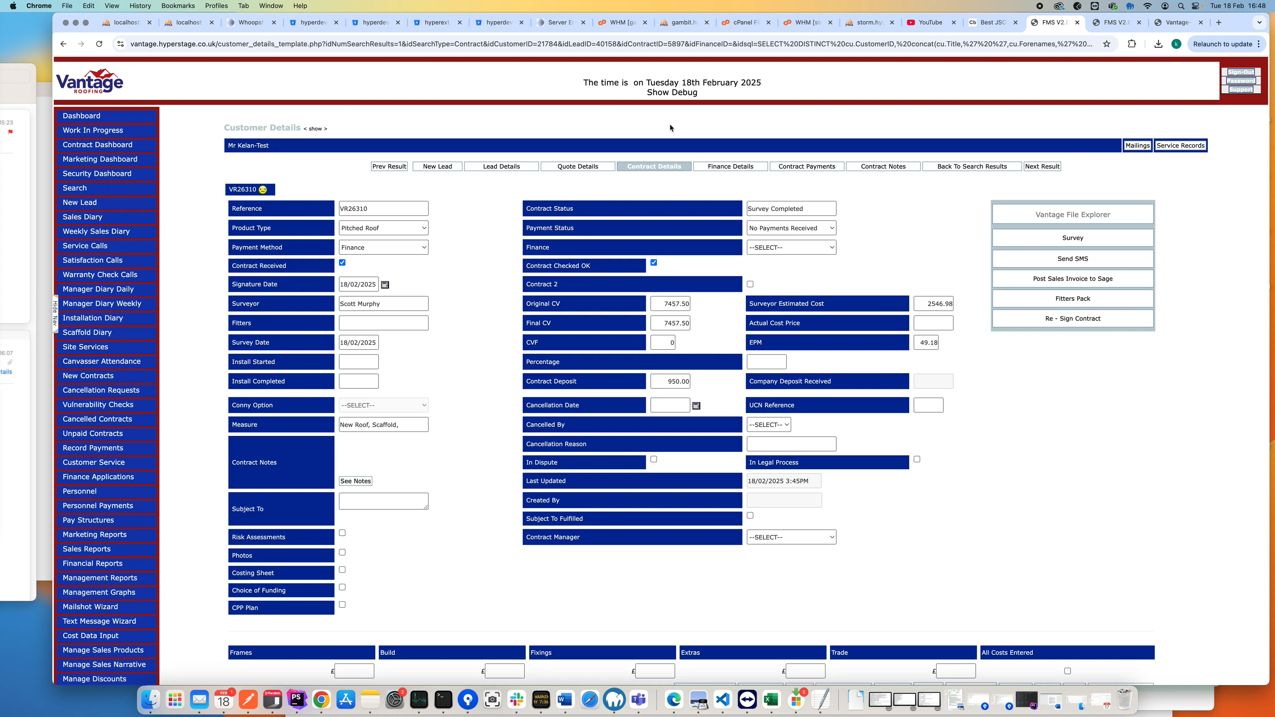Vantage CRM - File Manager Demo
