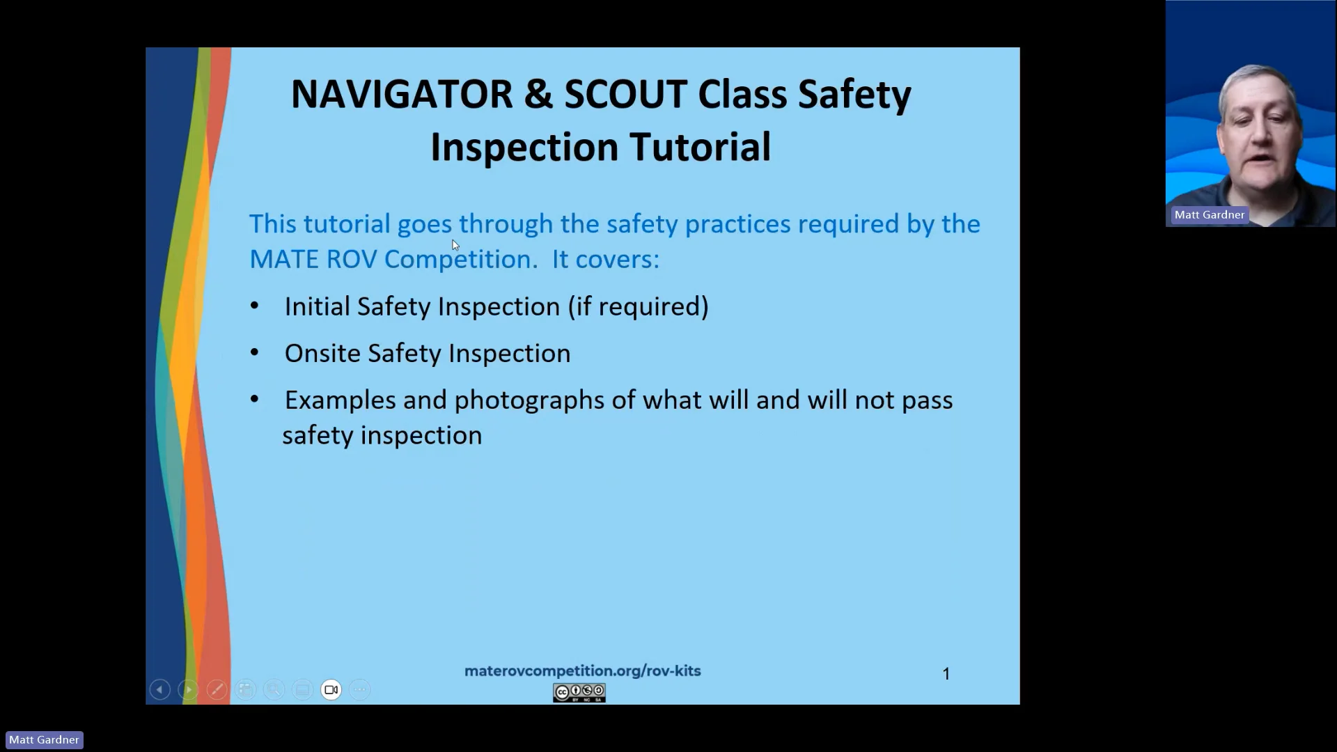NAVIGATOR and SCOUT Safety Briefing