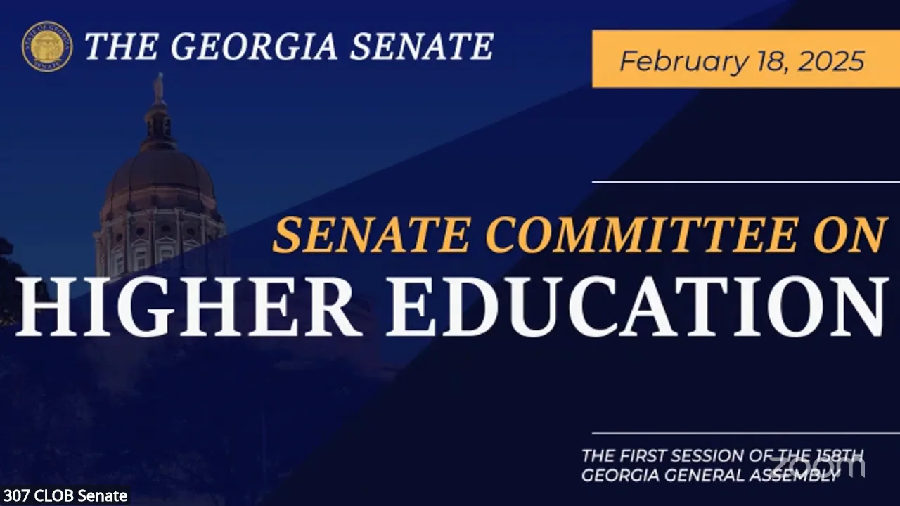02/18/2025 Senate Committee on Higher Education