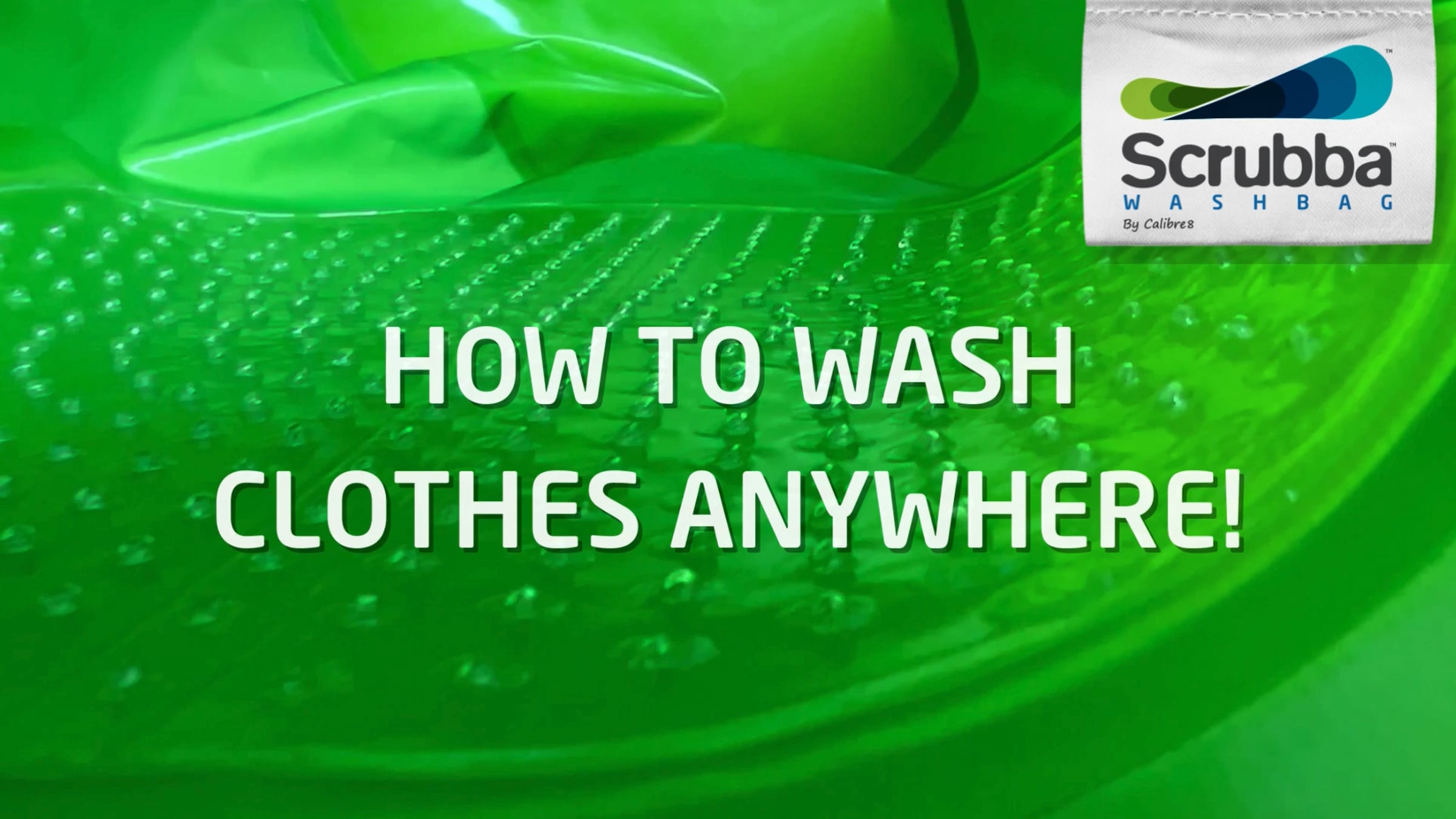 How to wash clothes with the Scrubba wash bag - Portable travel and ...