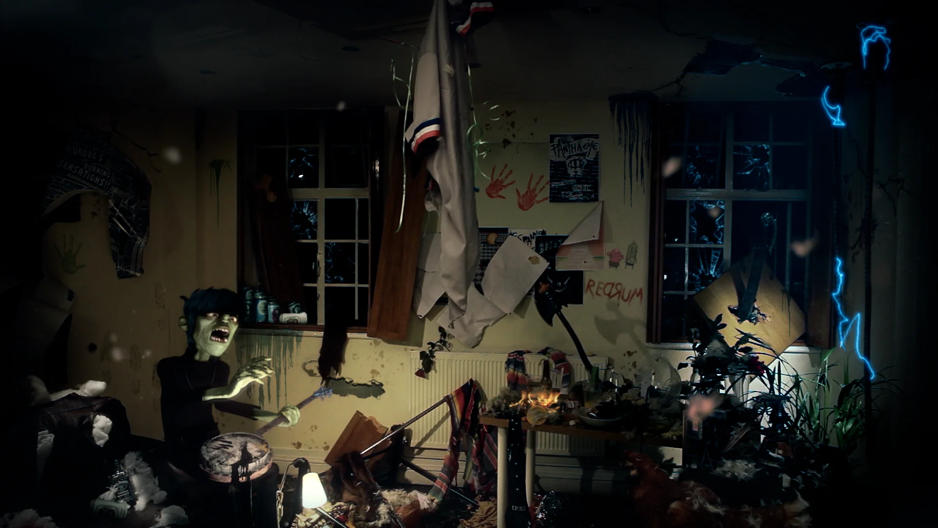 Gorillaz Tour: Dressing Room