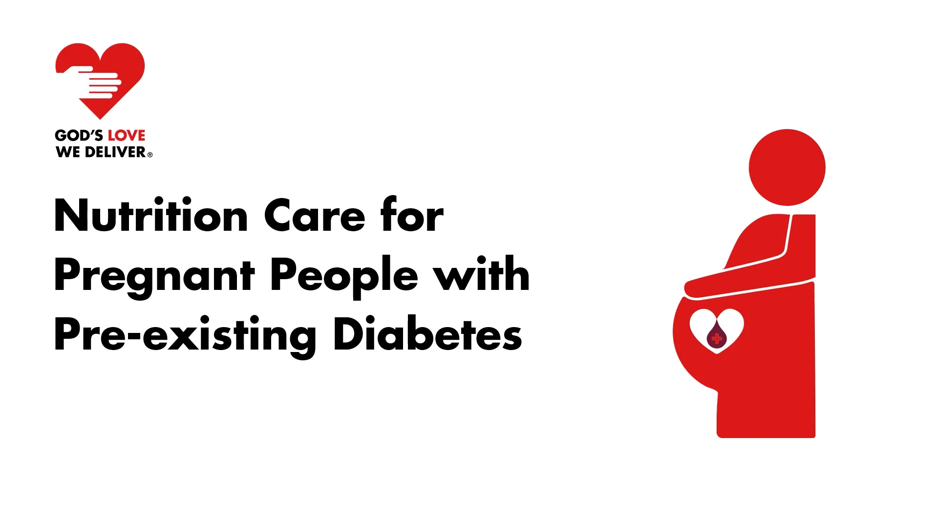 Nutrition Care for Pregnant People with Pre-existing Diabetes