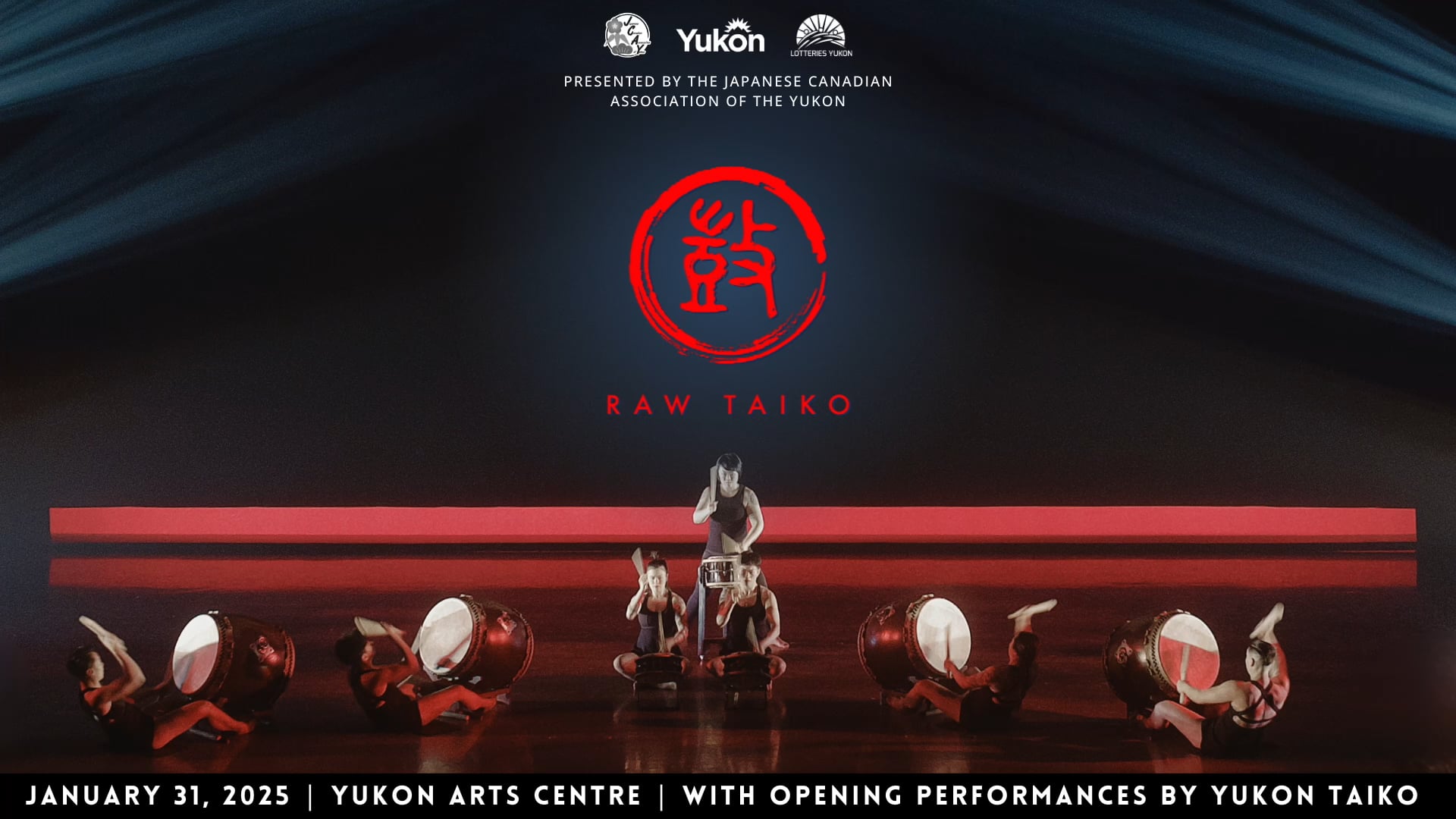 Watch RAW Taiko - Yukon Arts Centre, 2025 Online | Vimeo On Demand on Vimeo
