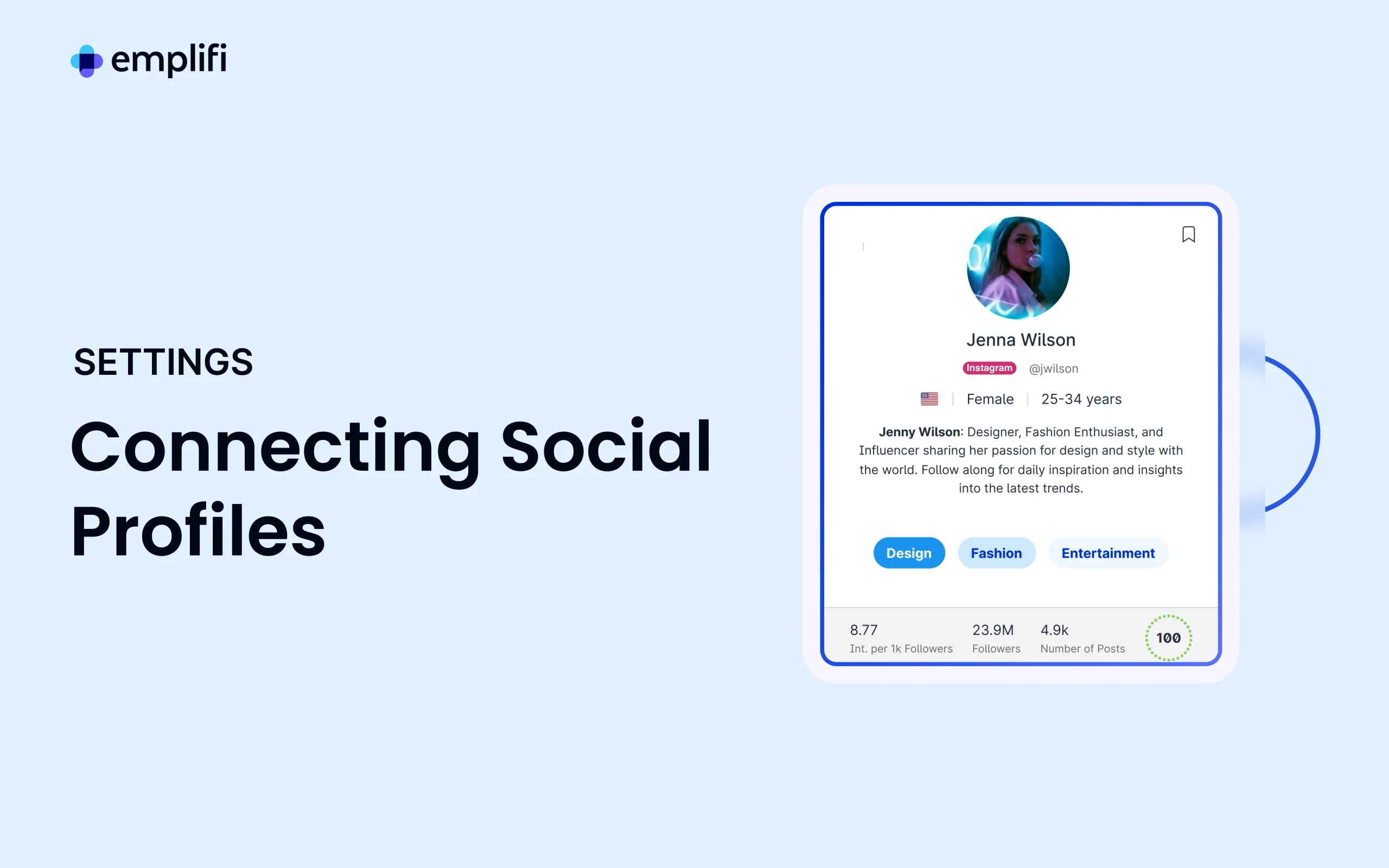 Connecting Social Profiles