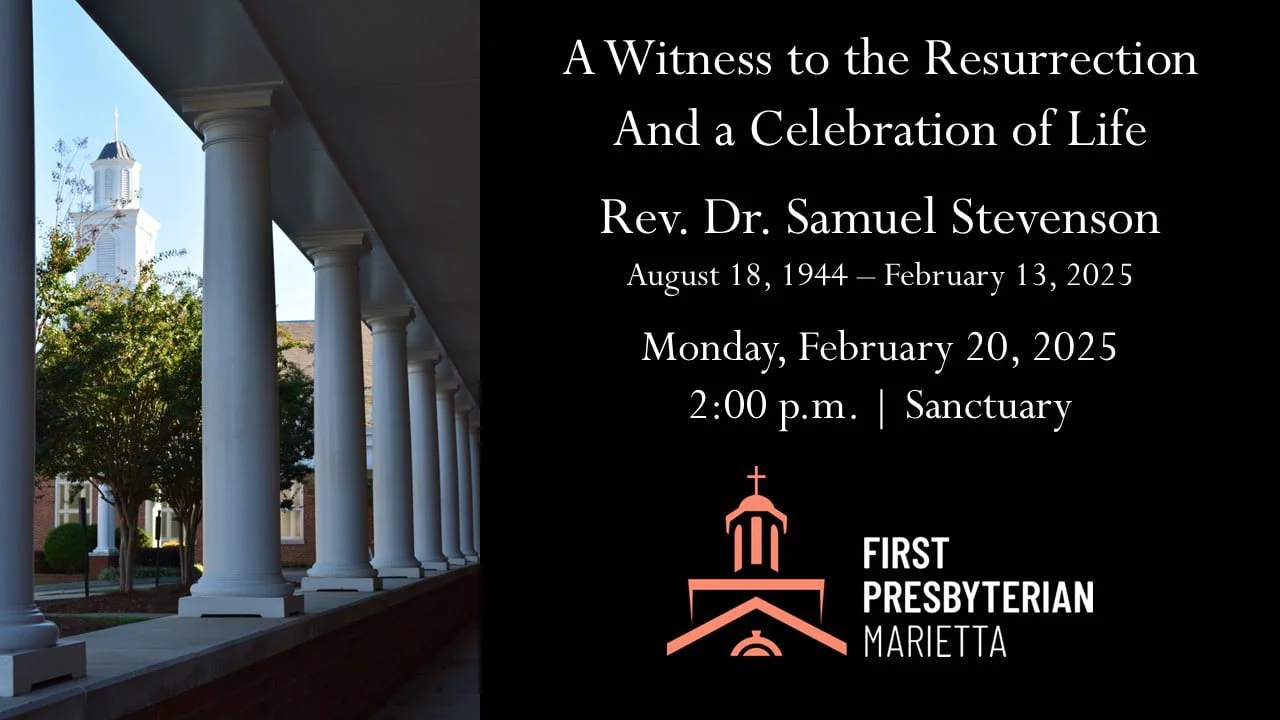 Memorial Service: Rev. Dr. Samuel Stevenson