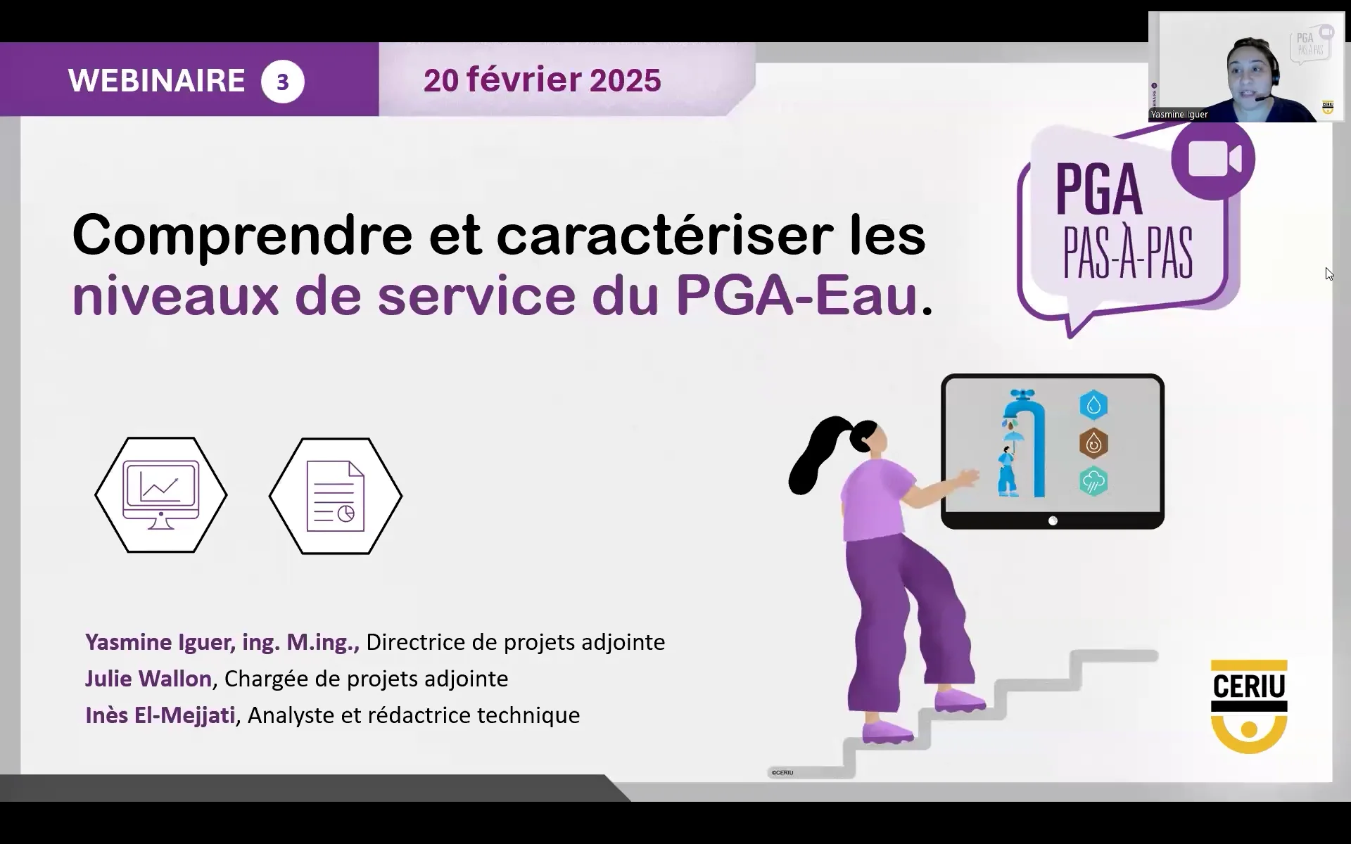 PGA pas-à-pas | Webinaire 3 | Comprendre et caractériser les niveaux de service du PGA-Eau