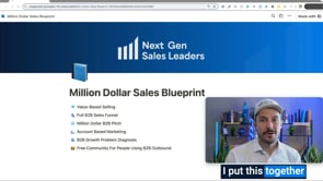 Million Dollar Sales Blue Print (Free Mega Value Lessons) · NextGen ...