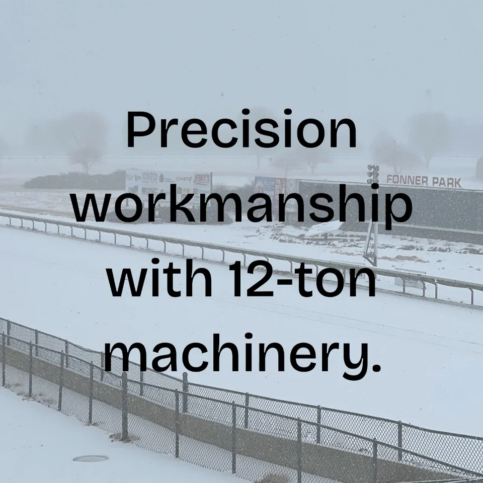 Precision workmanship with 12-ton machinery. (2)