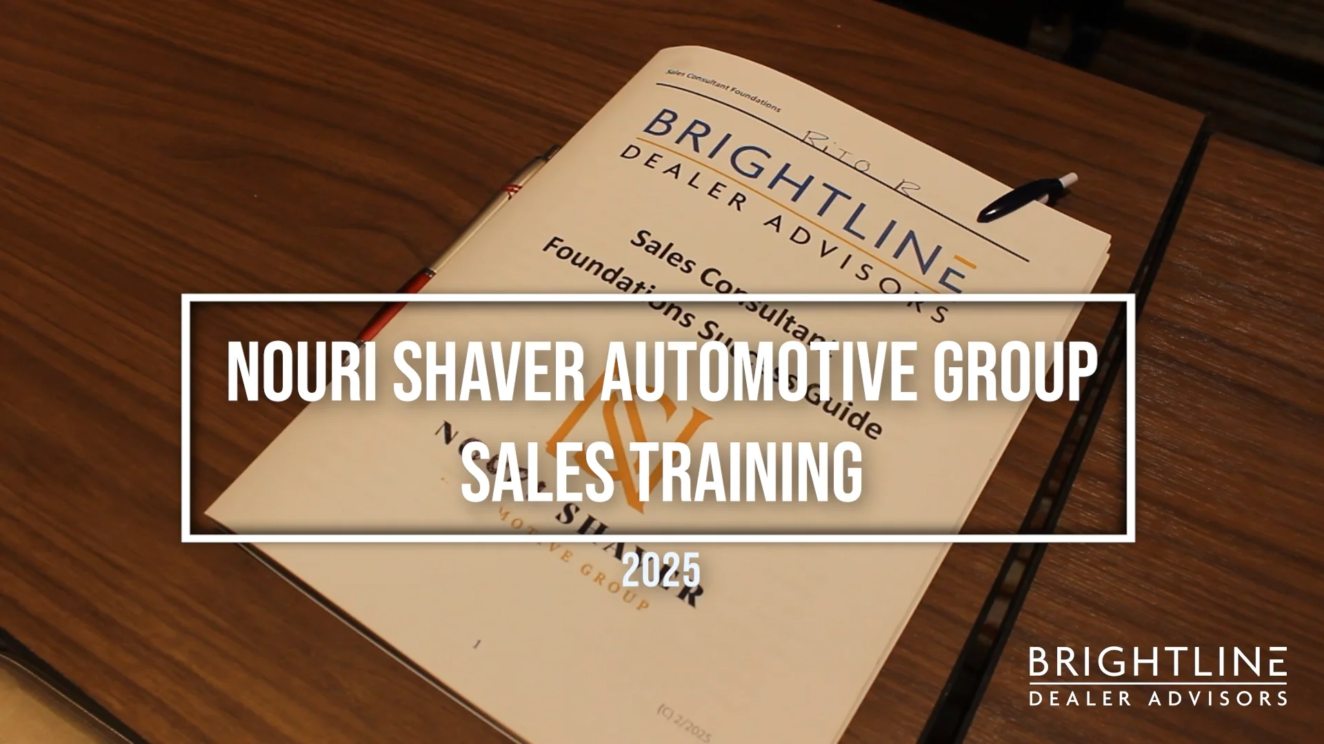 Nouri Shaver Auto Group Training 2025