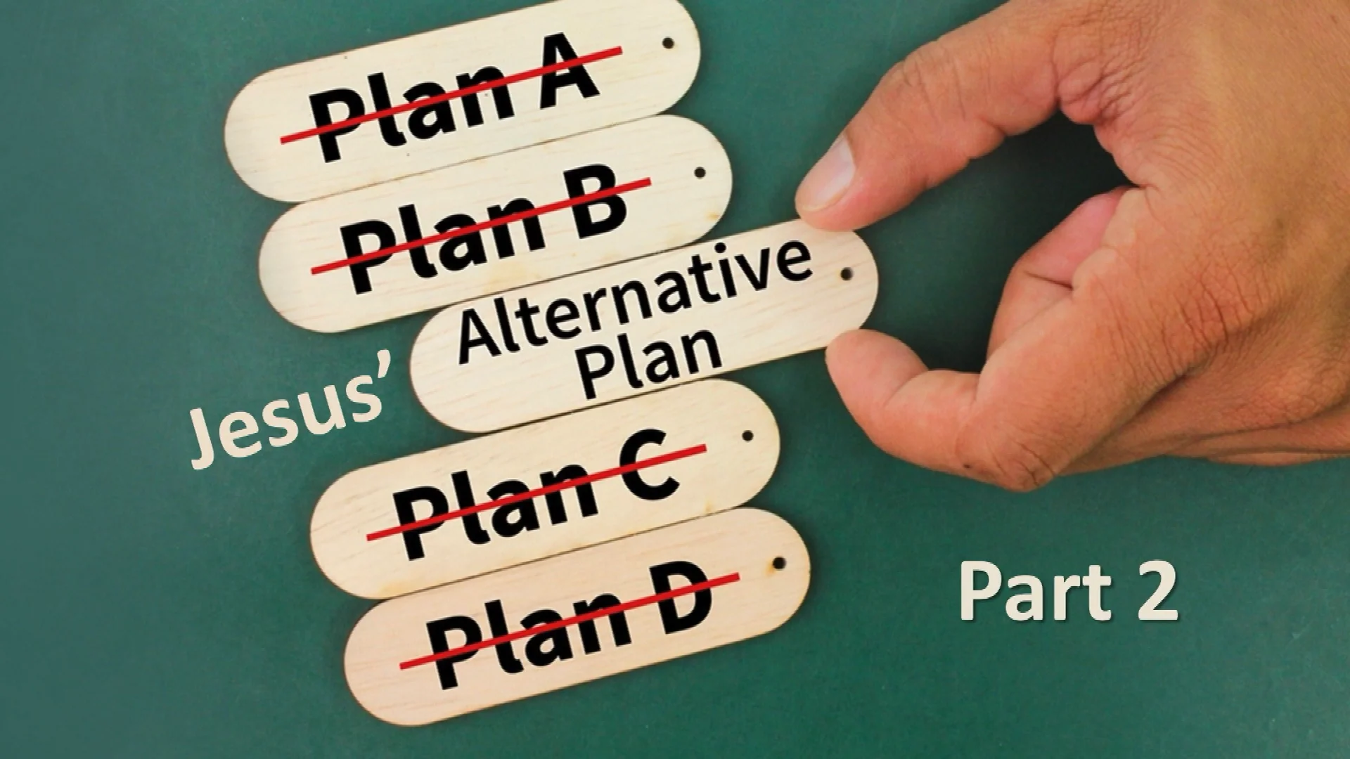 2-23-25 Jesus Alternative Plan Part 2