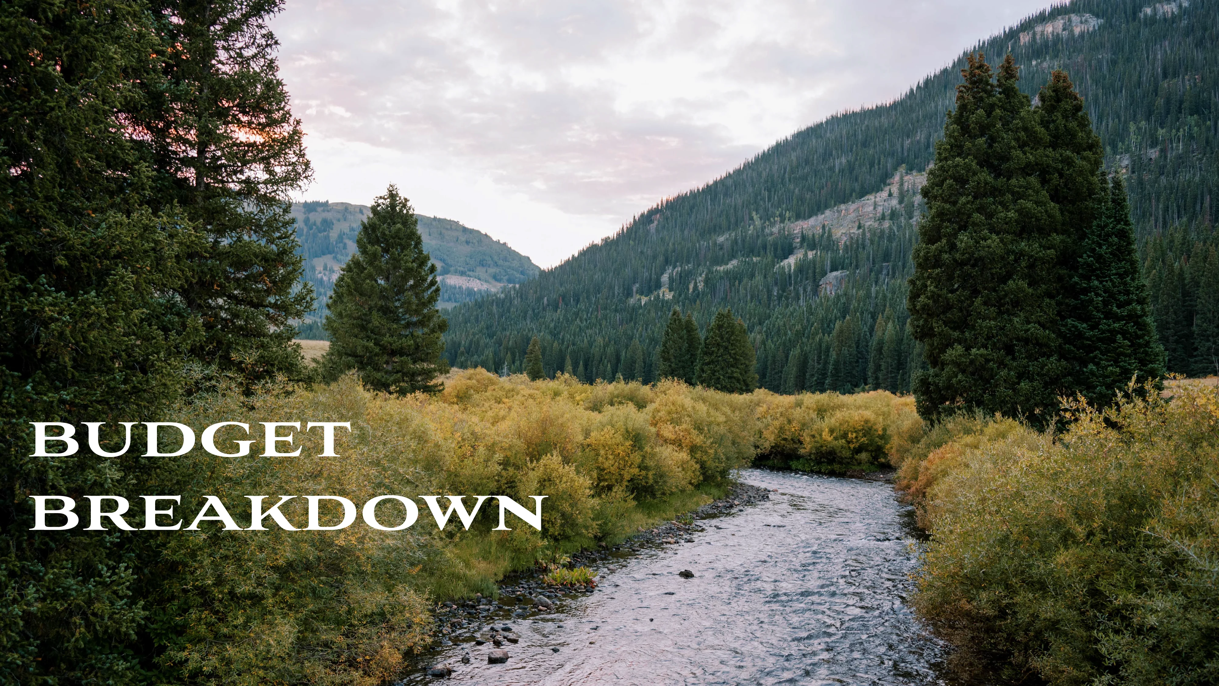 Beyond | Budget Breakdown