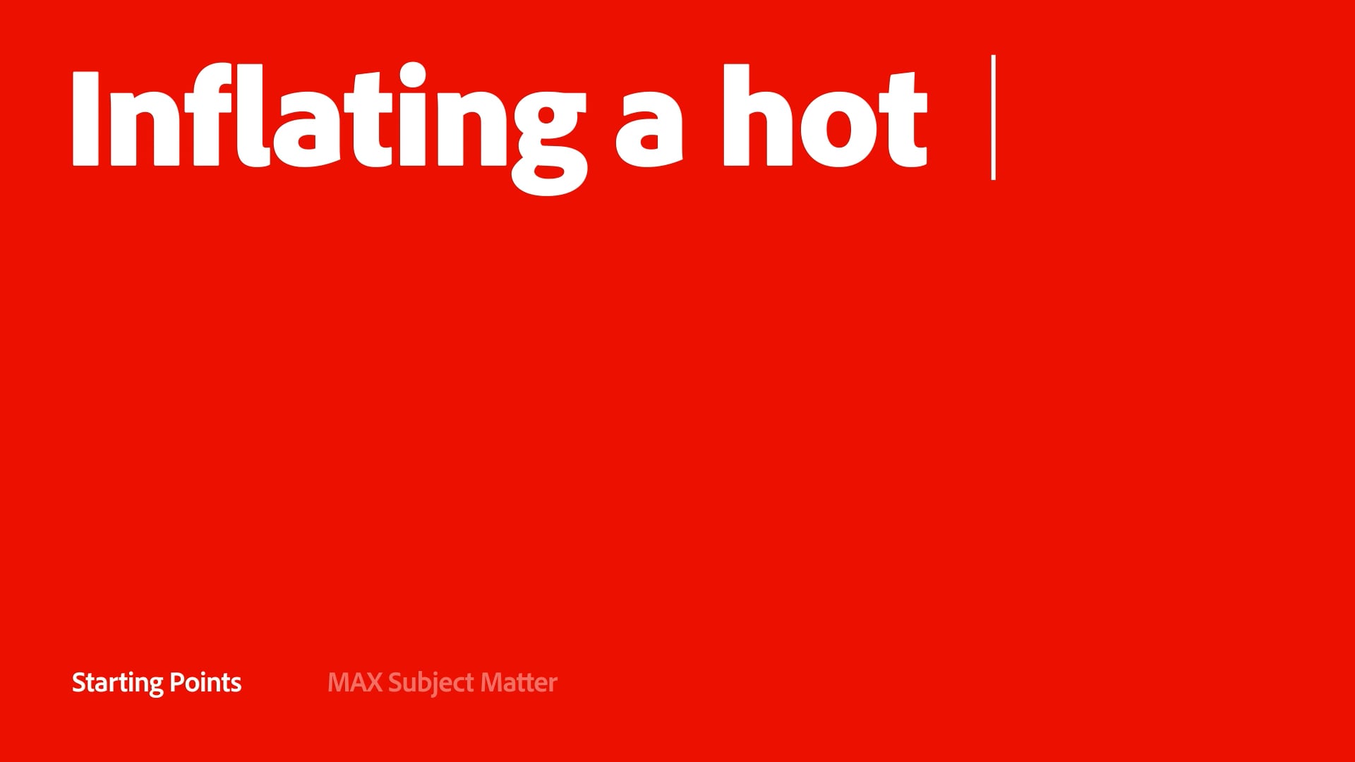 Adobe MAX — Play