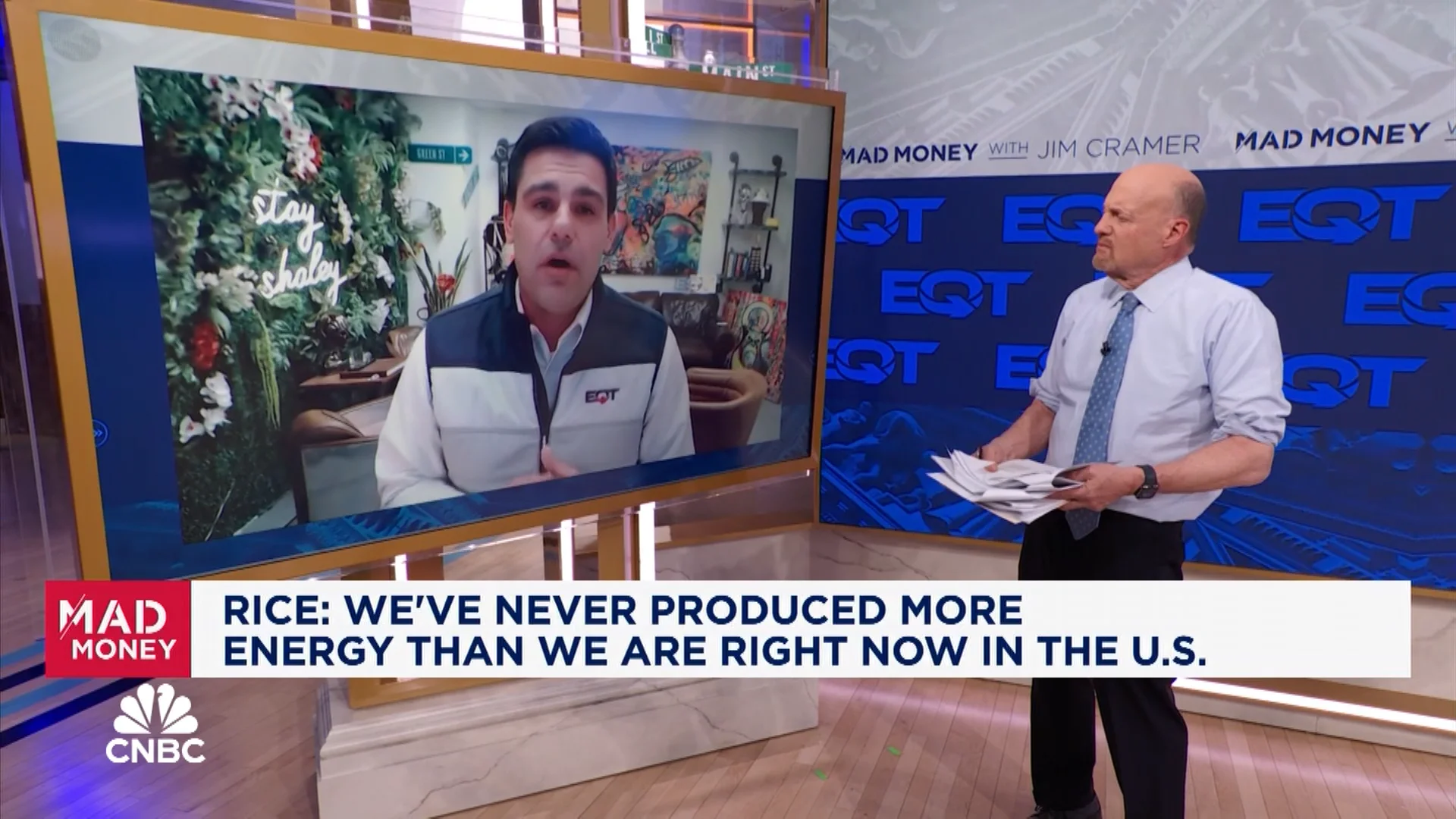 EQT CEO Toby Z. Rice on CNBC Mad Money