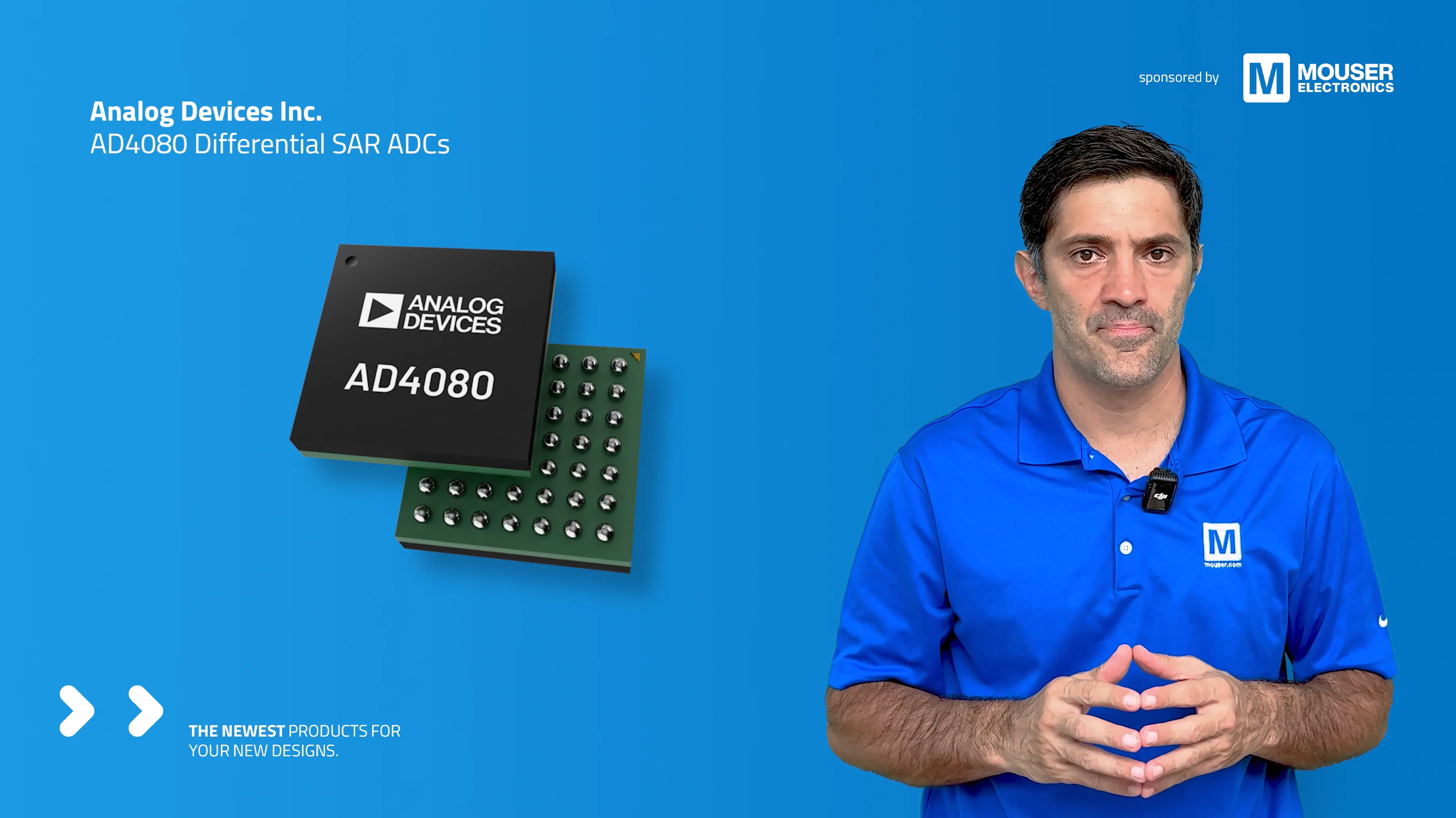 Mouser Electronics - Analog Devices Inc. AD4080 Differential SAR ADCs