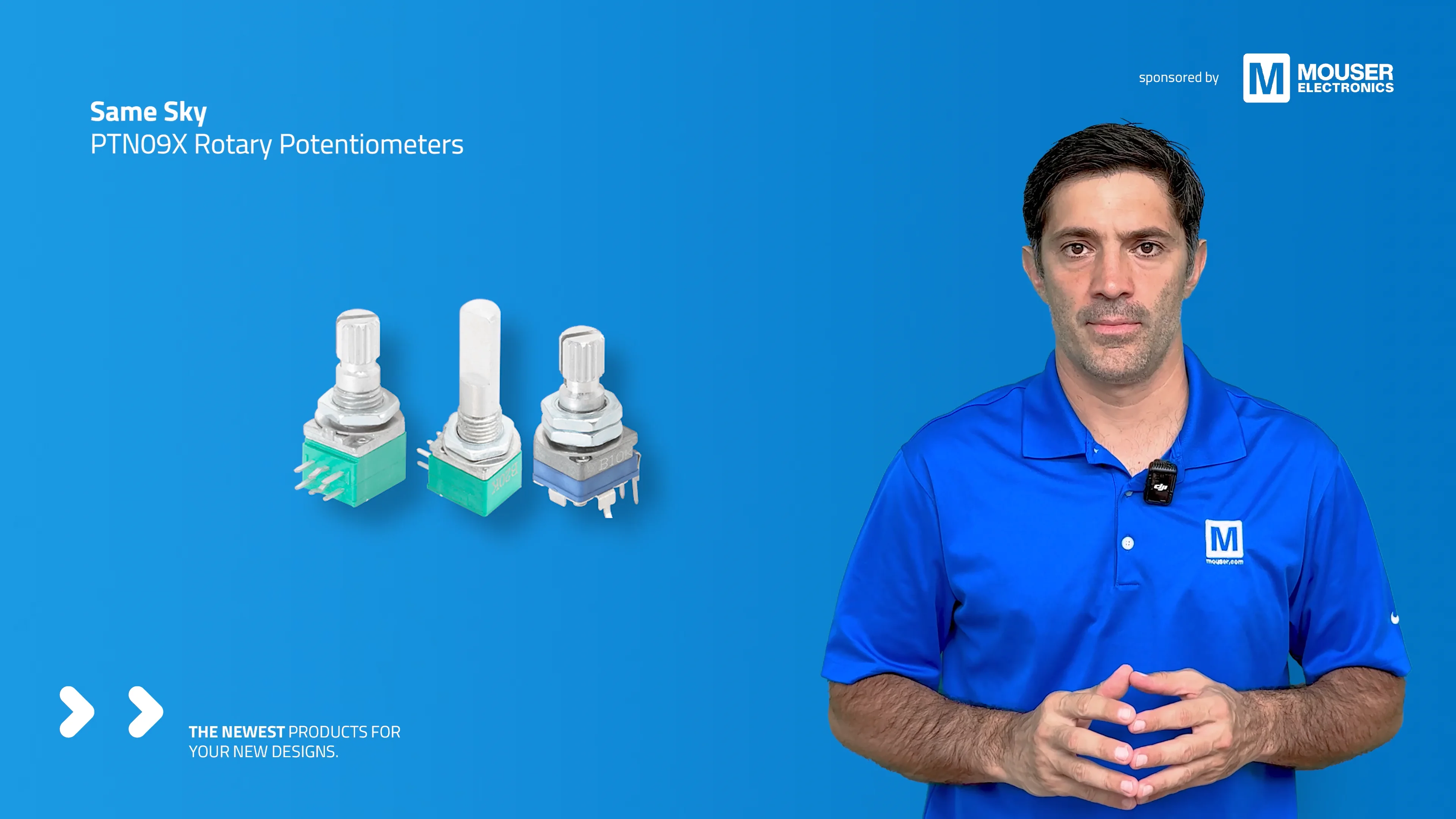 Mouser Electronics - Same Sky PTN09X Rotary Potentiometers