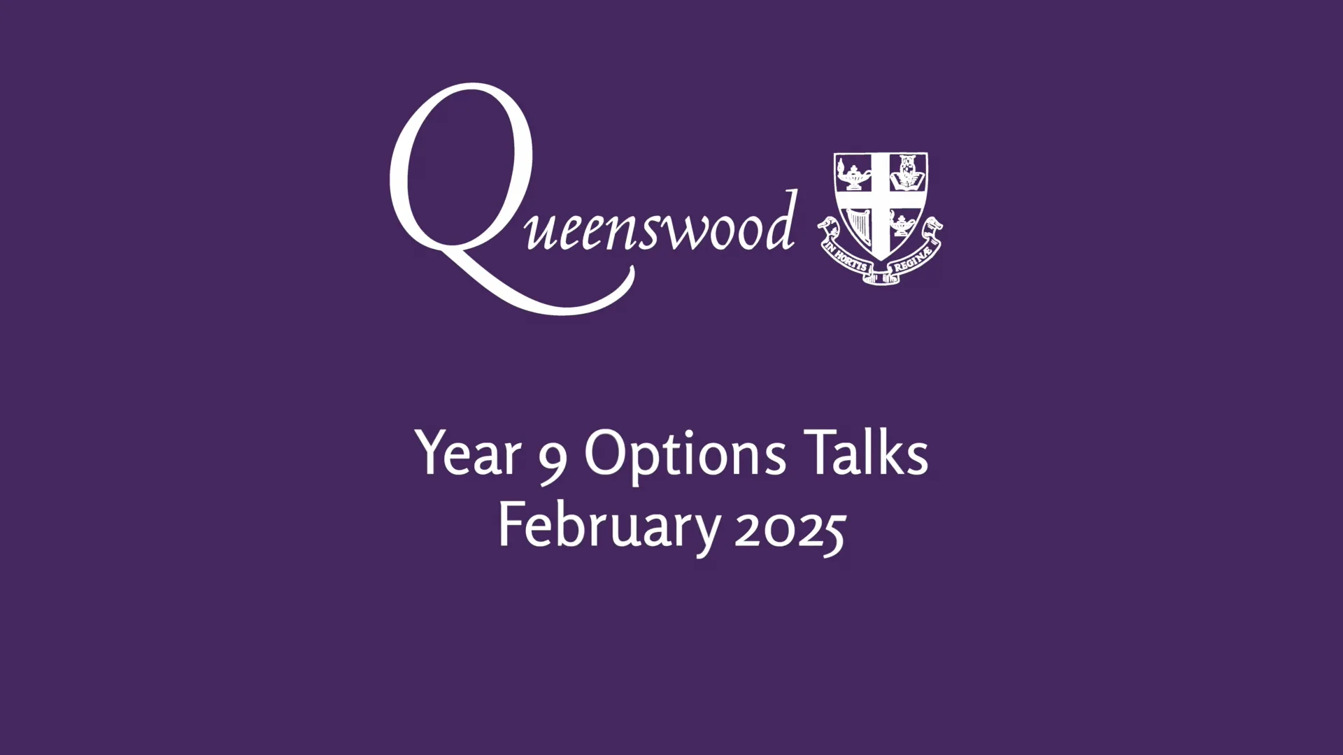 Year 9 Options Evening 2025