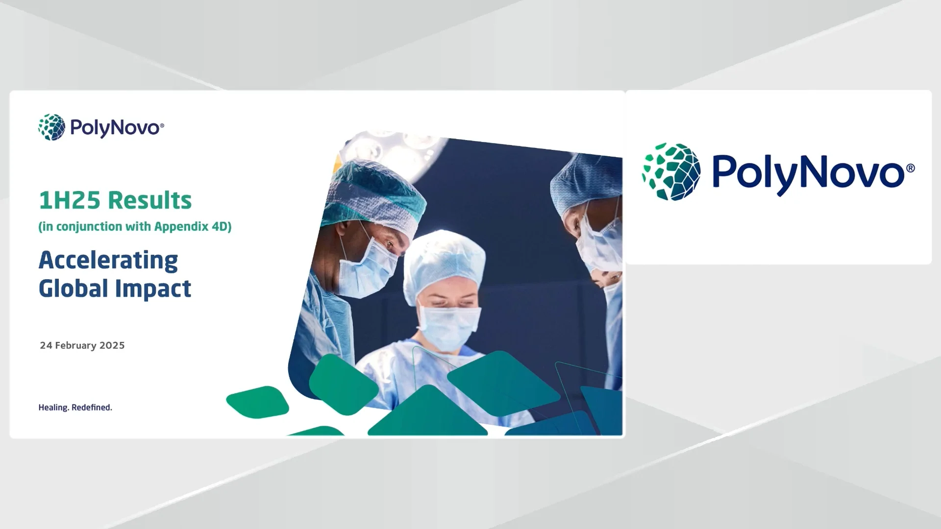 PolyNovo - 1H25 Results Call