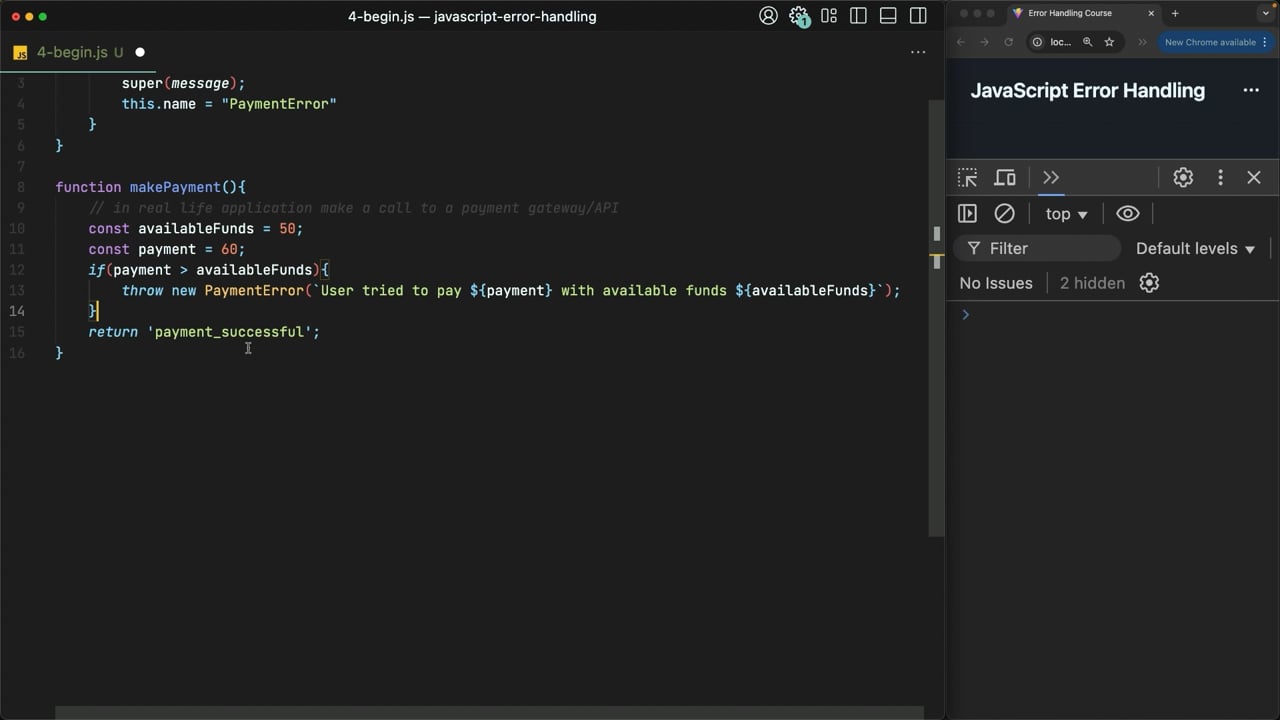 JavaScript Custom Error Classes: When, Why, How? - A Vue.js Lesson... JavaScript Custom Error Classes: When, Why, How? - A Vue.js Lesson...