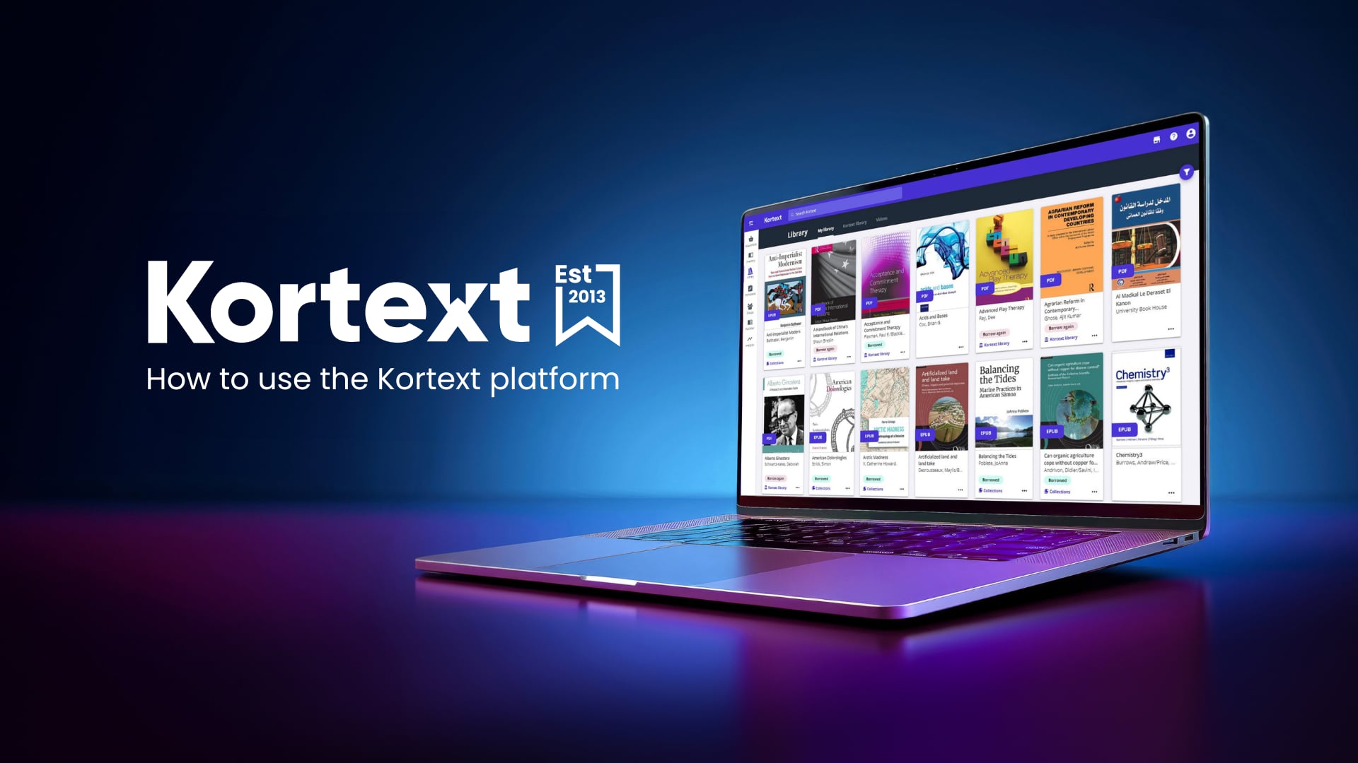 How to use the Kortext platform - US