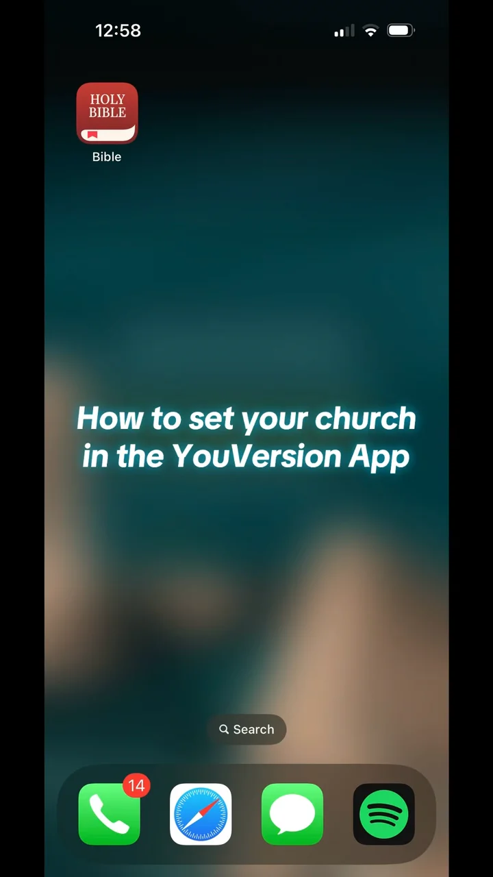 How to set your church on the YouVersion App
