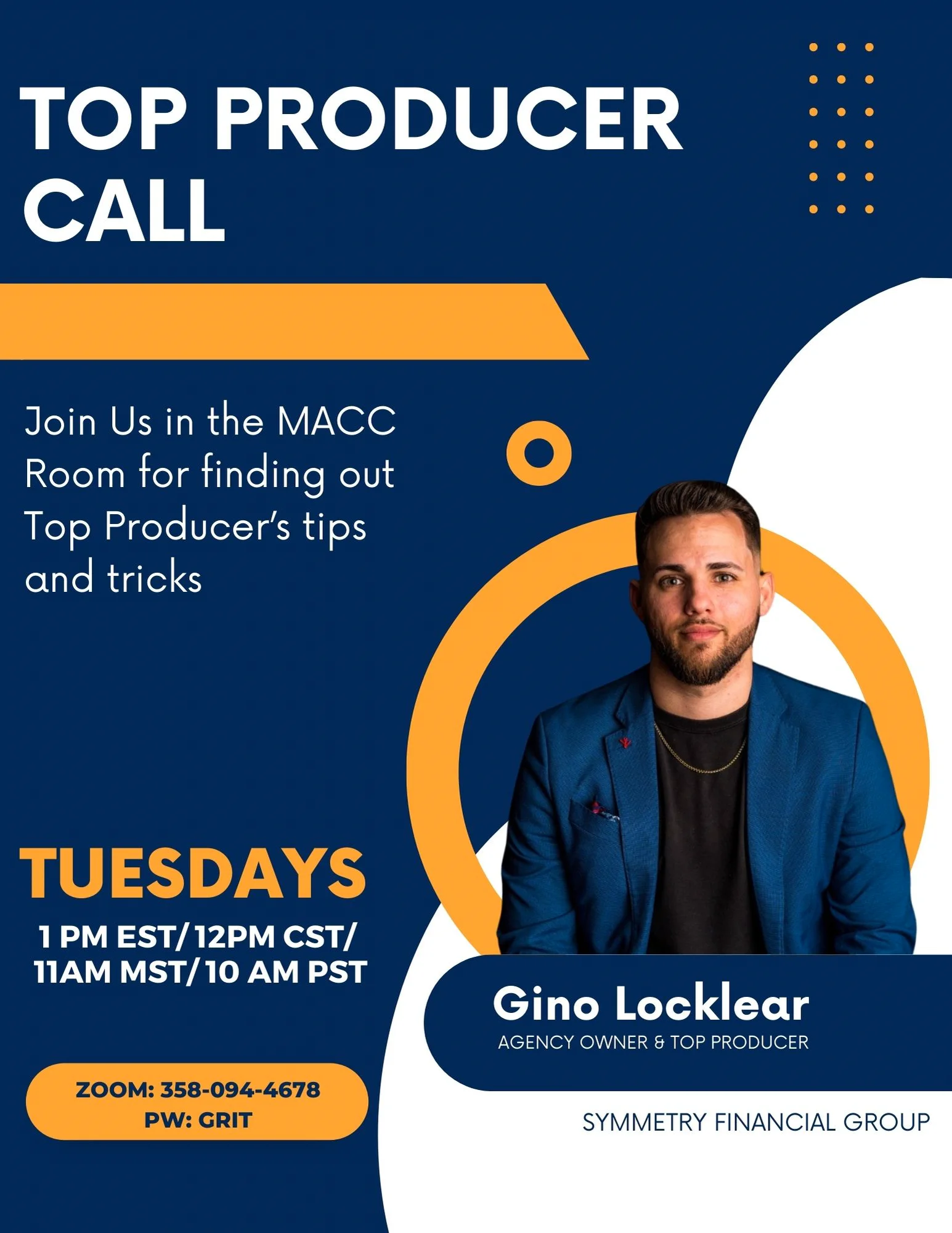 Top Producer Call 2/25 with Gino Locklear
